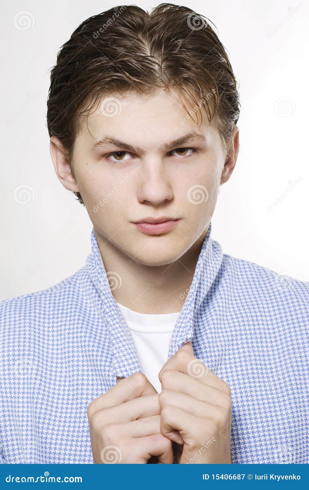 Male Fashion Model Posing in Suit Jacket Stock Image - Image of good ...