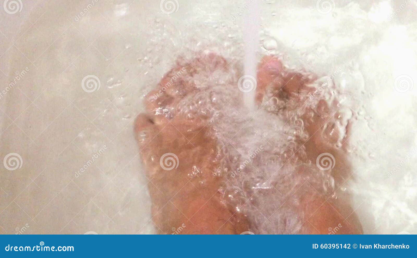 Male Feet Clapping in the Bath. Stock Footage - Video of medicine, clap ...