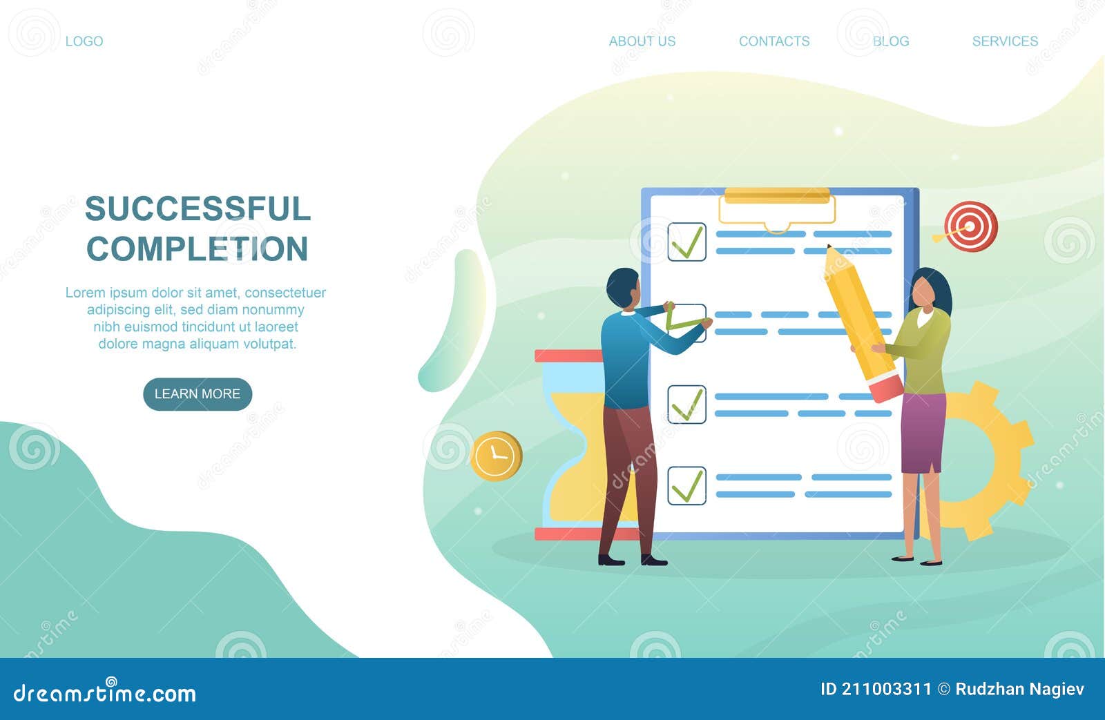 Male and Female Characters are Setting Marks after Successful ...