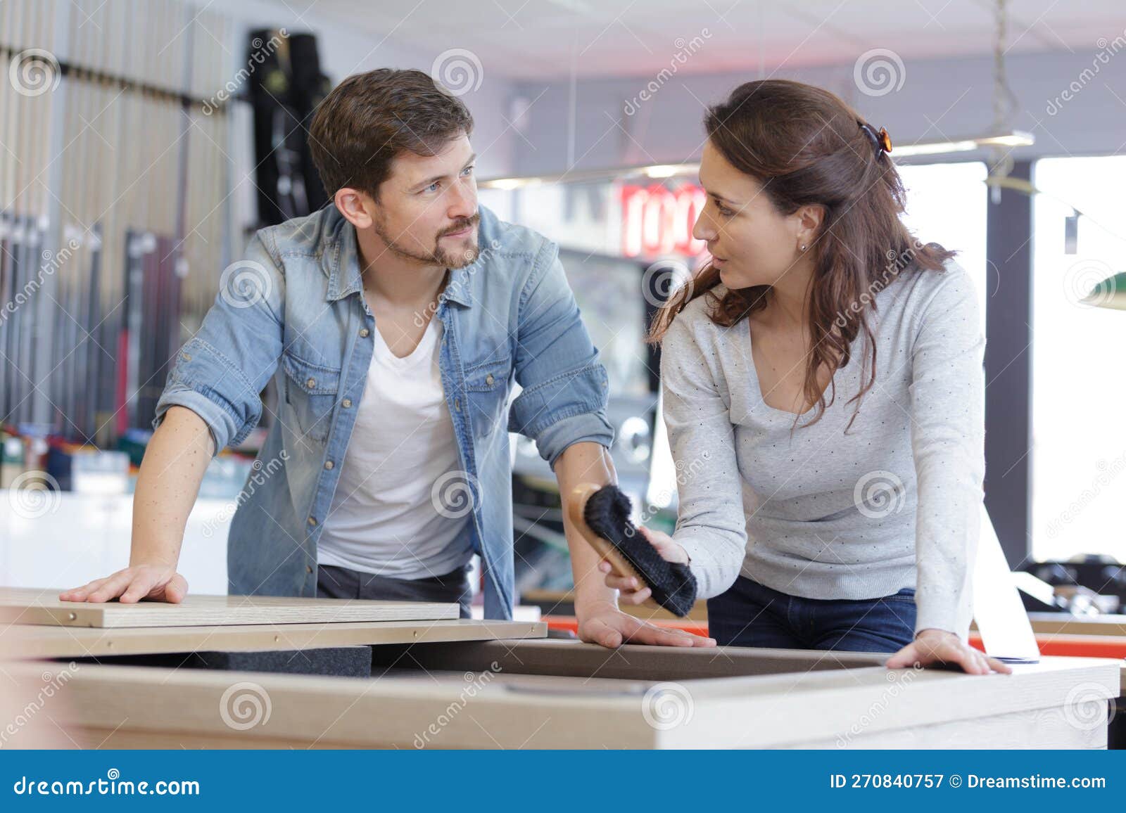 Male and Female Industrial Engineers Stock Image - Image of production ...