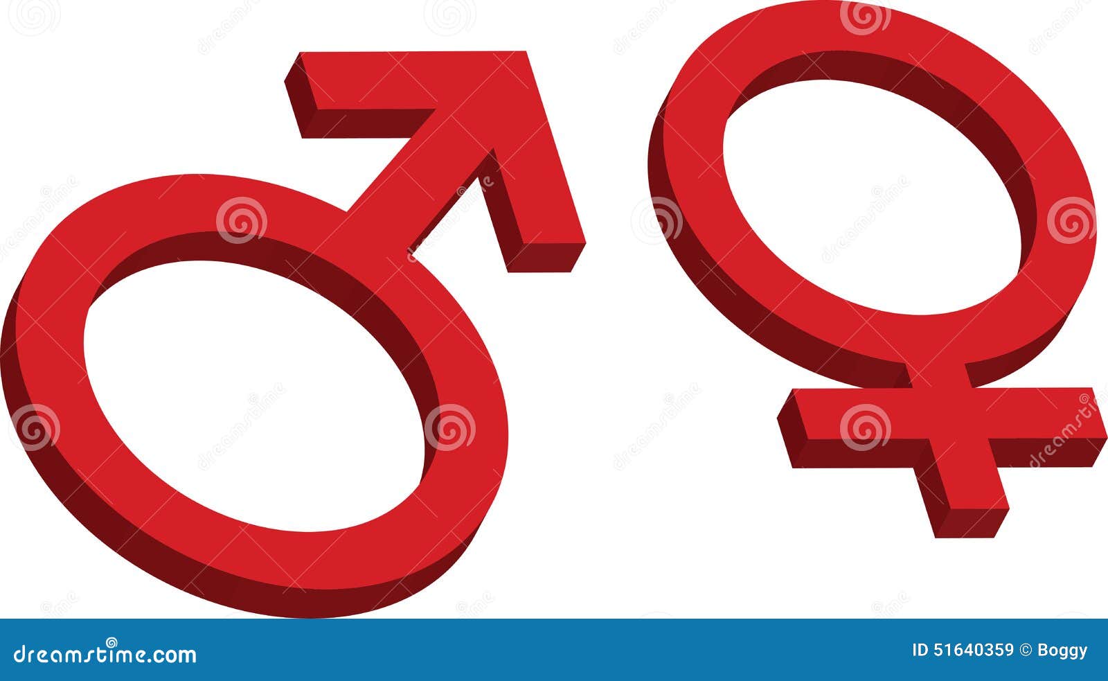 Male female signs stock illustration. Illustration of connection - 51640359