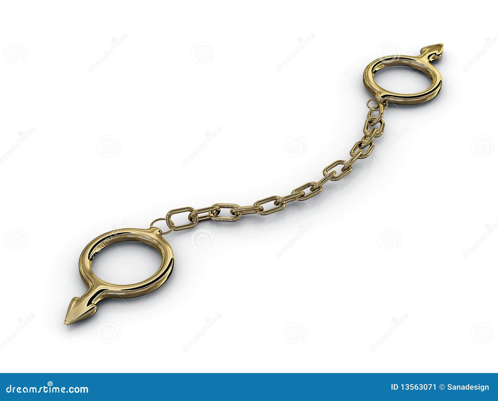 Female Chain Armor Made Of Metal On Isolated White Background. 3d ...