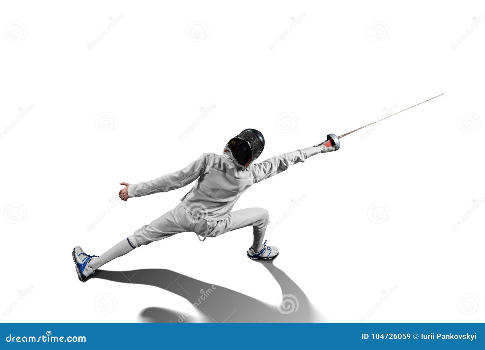 Swordsman In Attacking Position With Bamboo Sword `sinai` For J Royalty ...