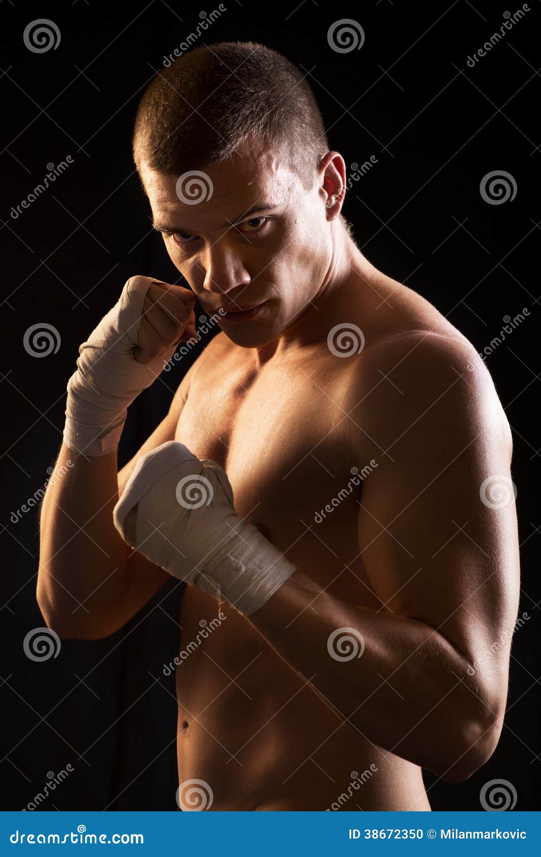Male Fighter stock photo. Image of fighting, vertical - 38672350