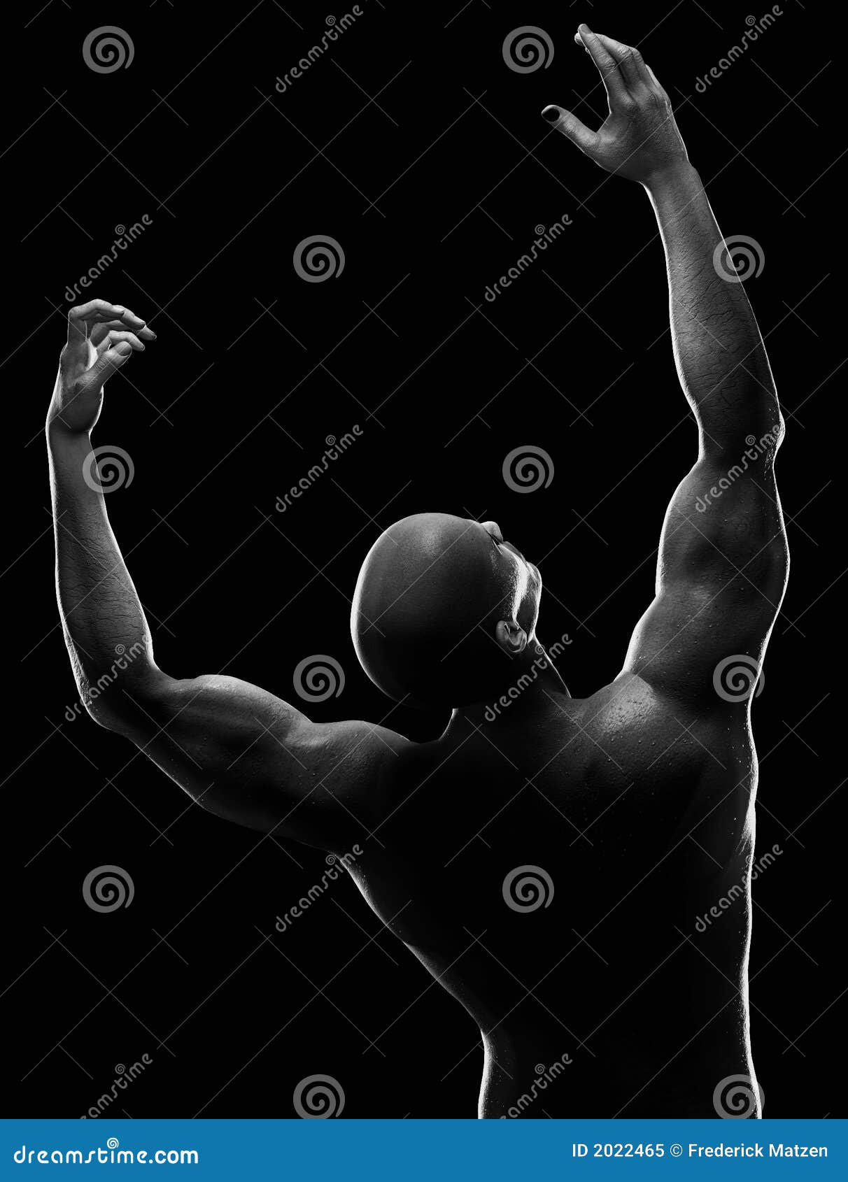 Male Figure In Silhouette Looking At The Camera Royalty-Free Stock ...