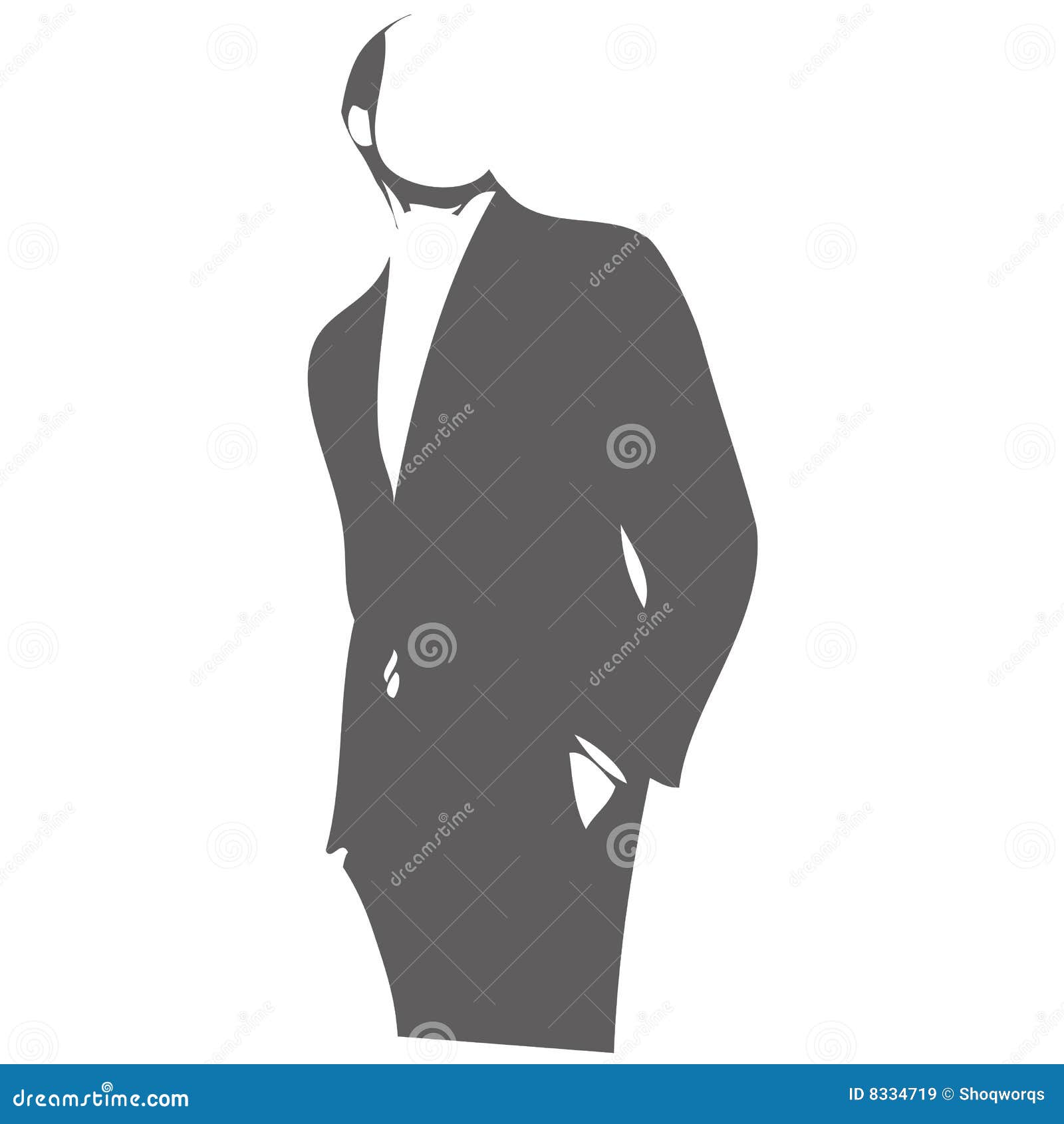 Male Figure Vector Illustration Stock Vector - Illustration of vector ...