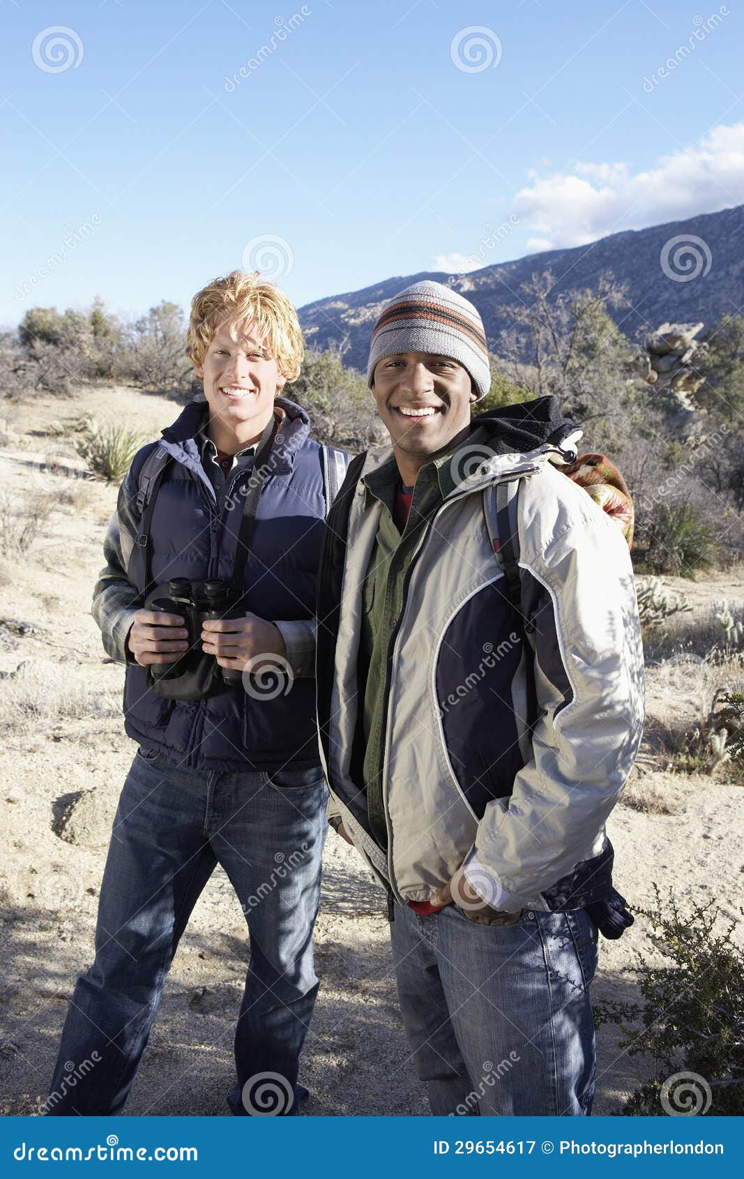 Male Friends Standing Together Stock Image - Image of leisurely ...