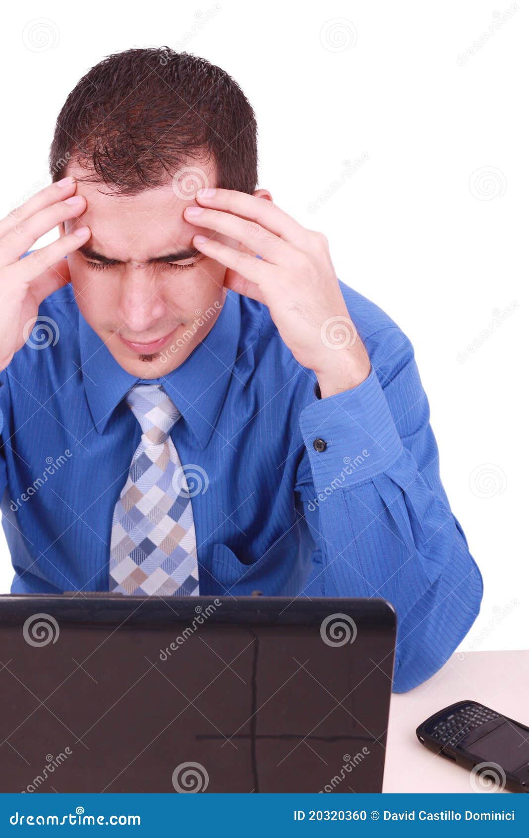 Male frustrated with work stock photo. Image of male - 20320360
