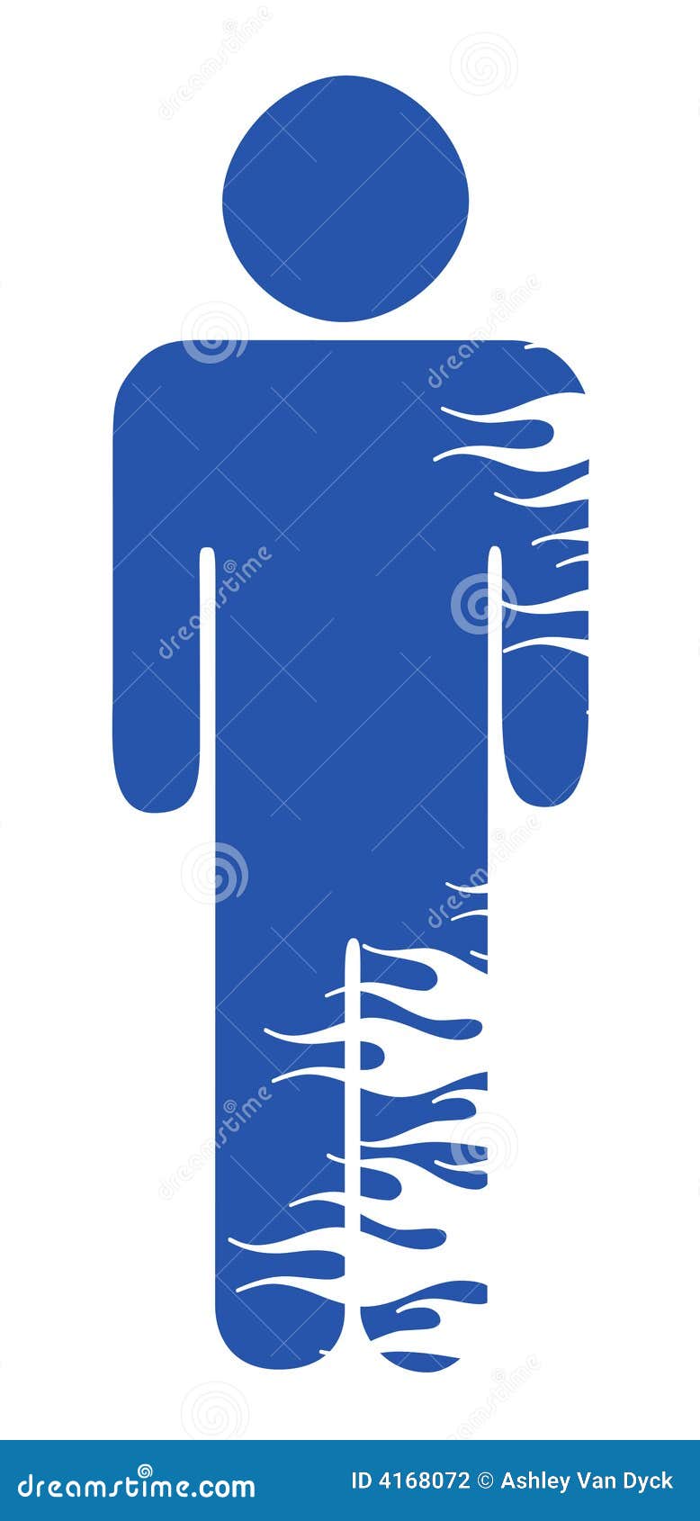 Male Gender Symbols In Question Mark Shape Royalty-Free Cartoon ...