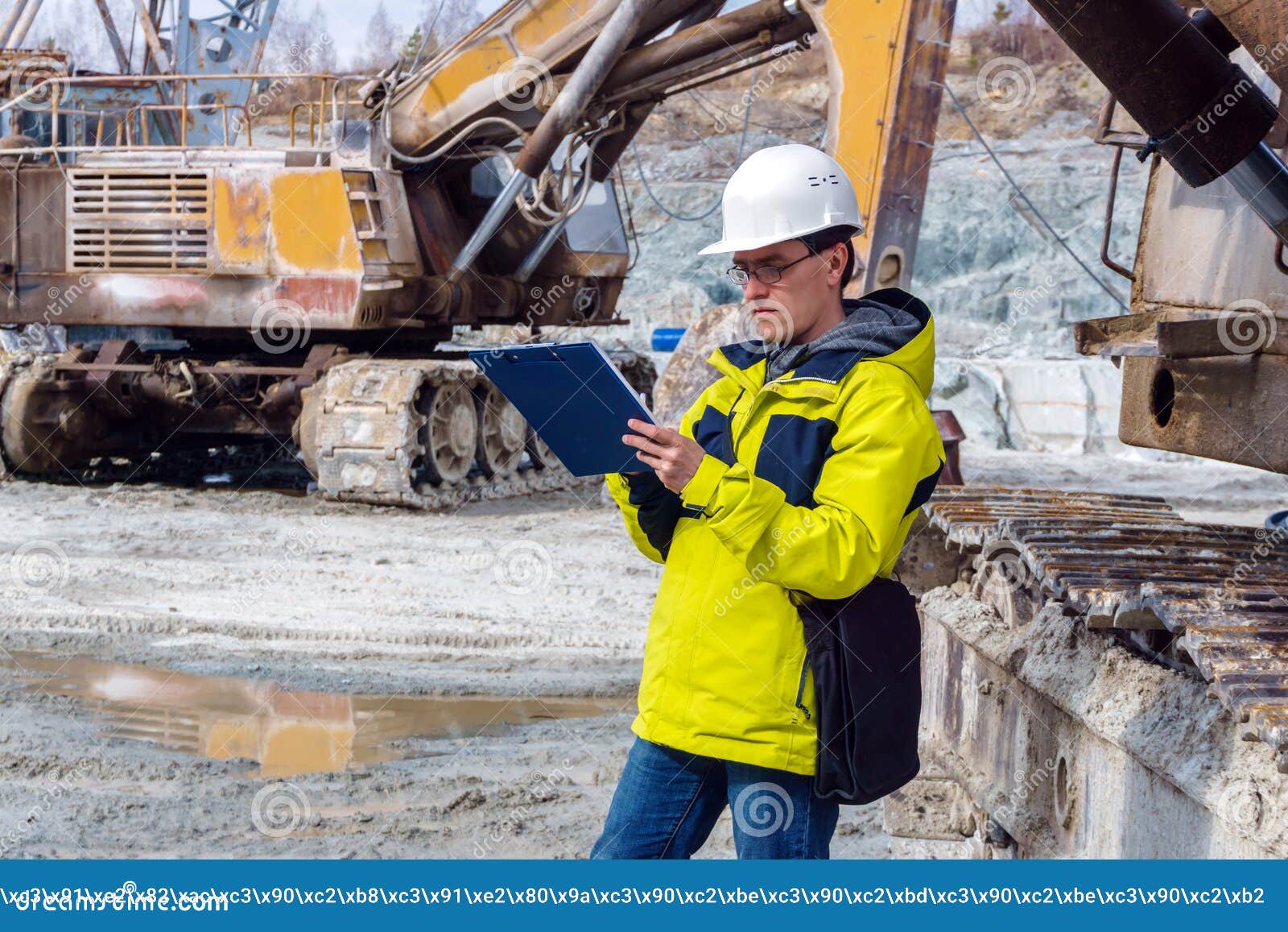 Male Geologist or Mining Engineer at Work Stock Image - Image of chief ... Male Geologist or Mining Engineer at Work Stock Image - Image of chief ...