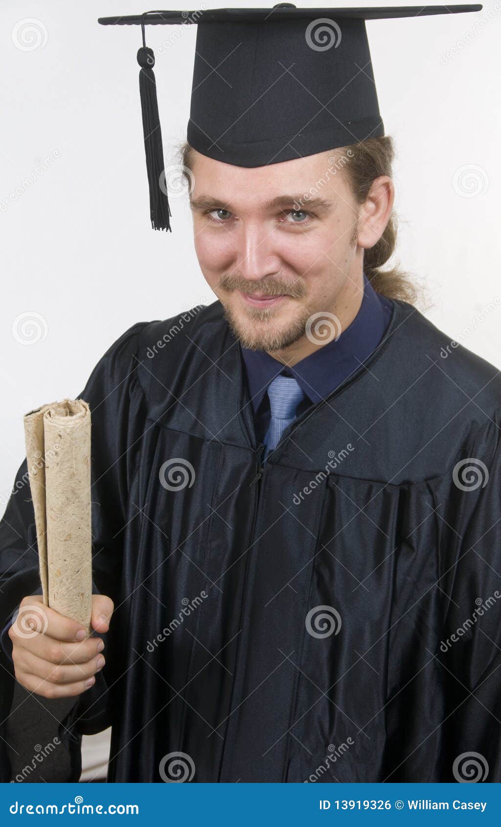 Male Graduate student stock photo. Image of degree, certificate - 13919326