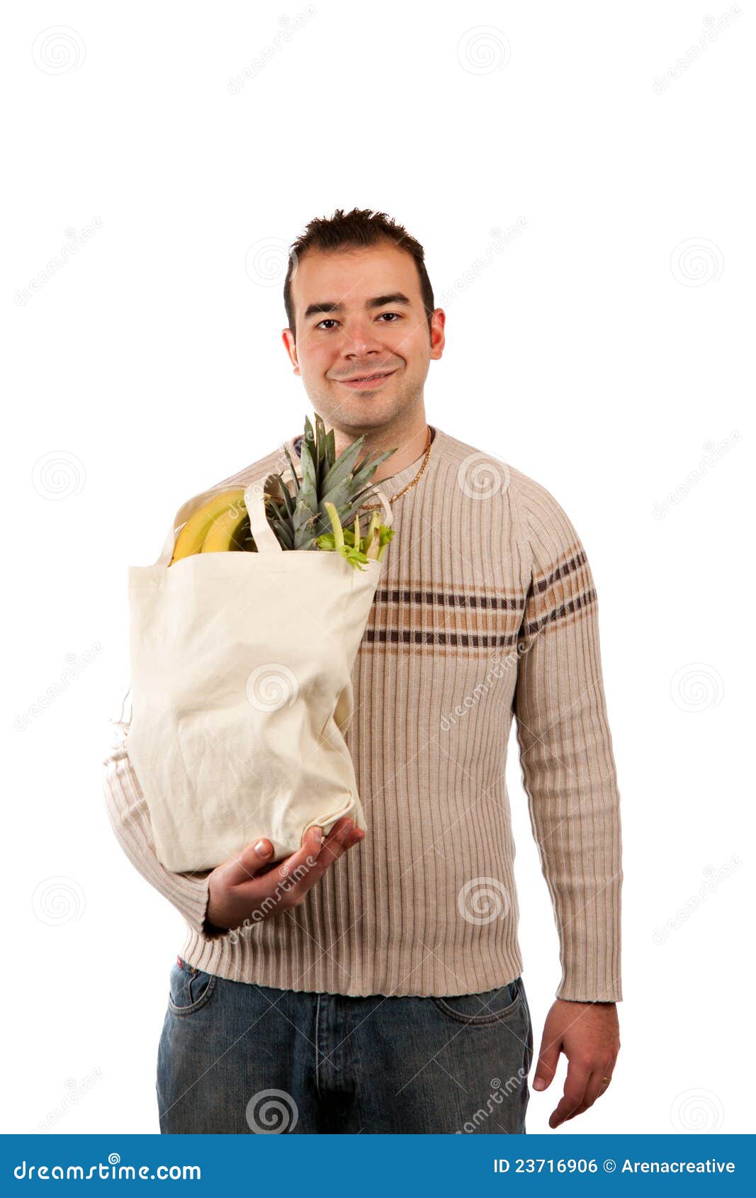 Male Grocery Shopper stock photo. Image of buyer, purchased - 23716906