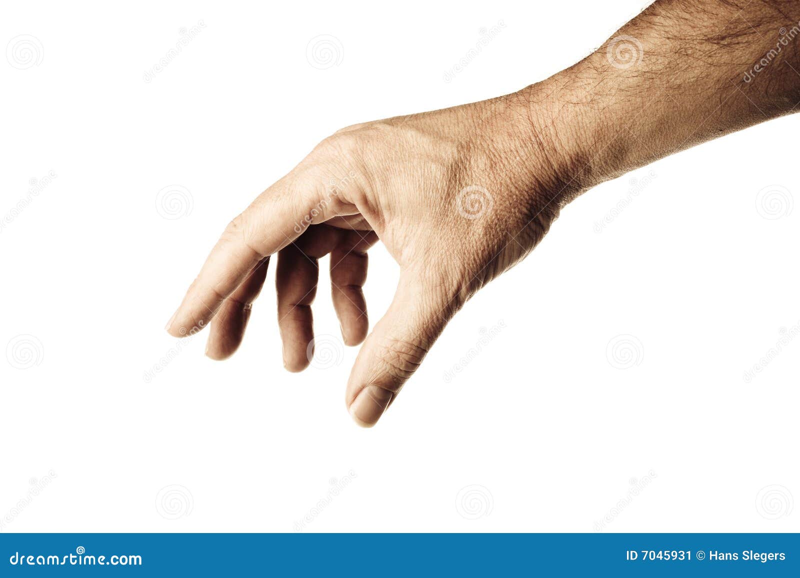 Male hand stock image. Image of nonverbal, cutout, signal - 7045931