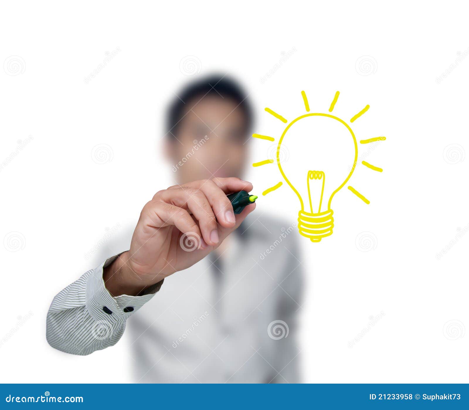 Male hand drawing. stock illustration. Illustration of creative - 21233958