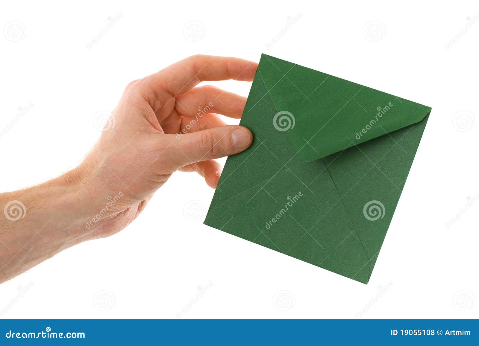 Male Hand with Envelope with a Letter Stock Photo - Image of male ...