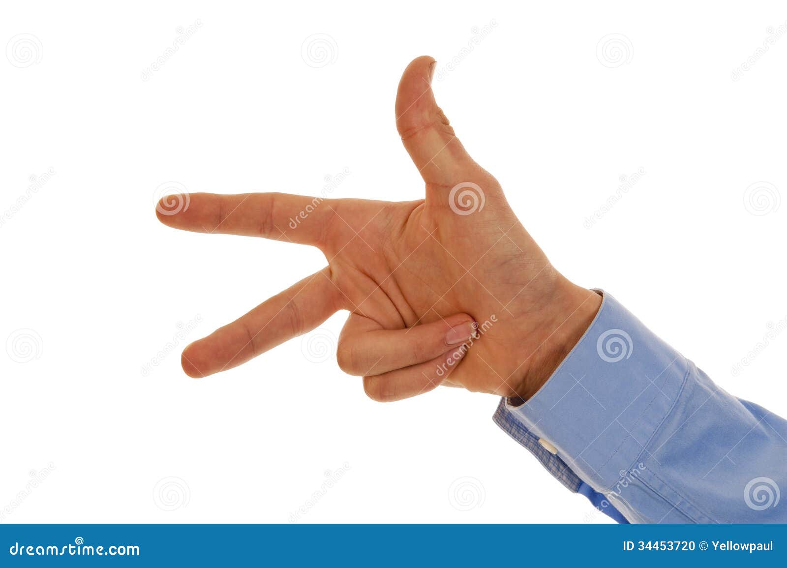 Male Hand Figuring Number Three Stock Photo - Image of counting, spread ...