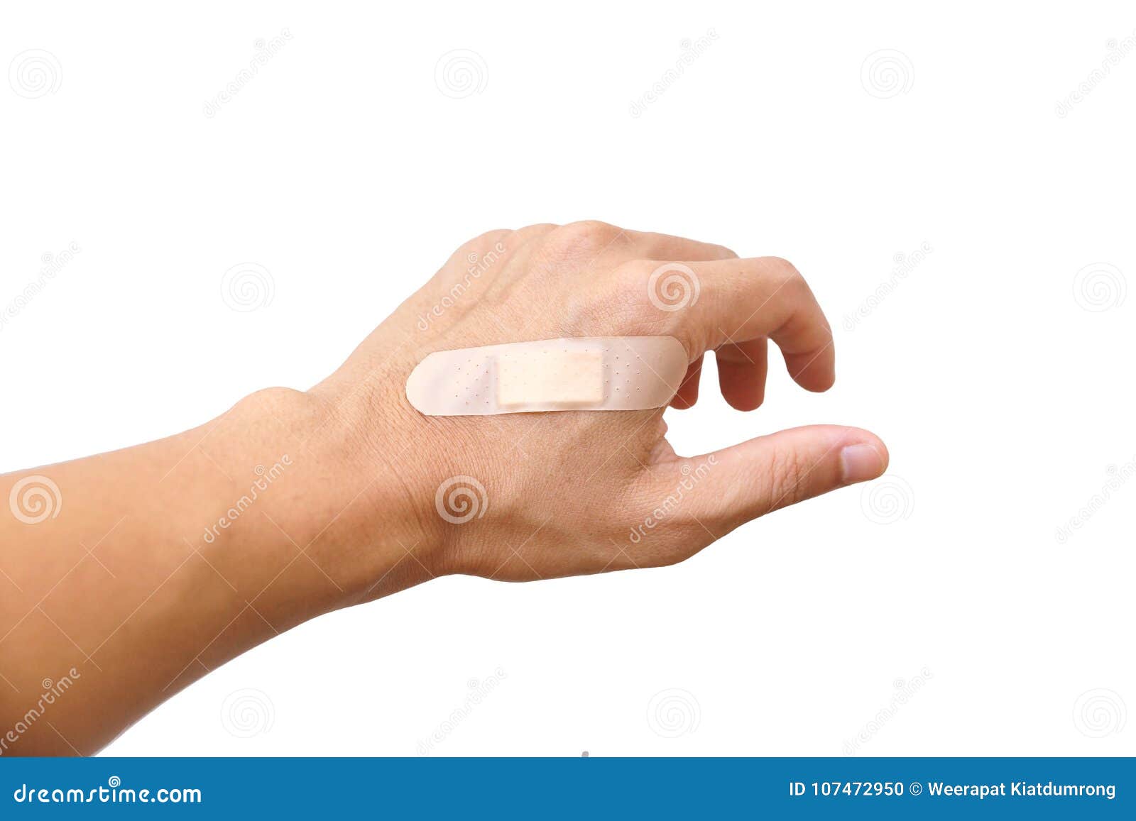 First aid plaster stock photo. Image of bandage, finger - 107472950