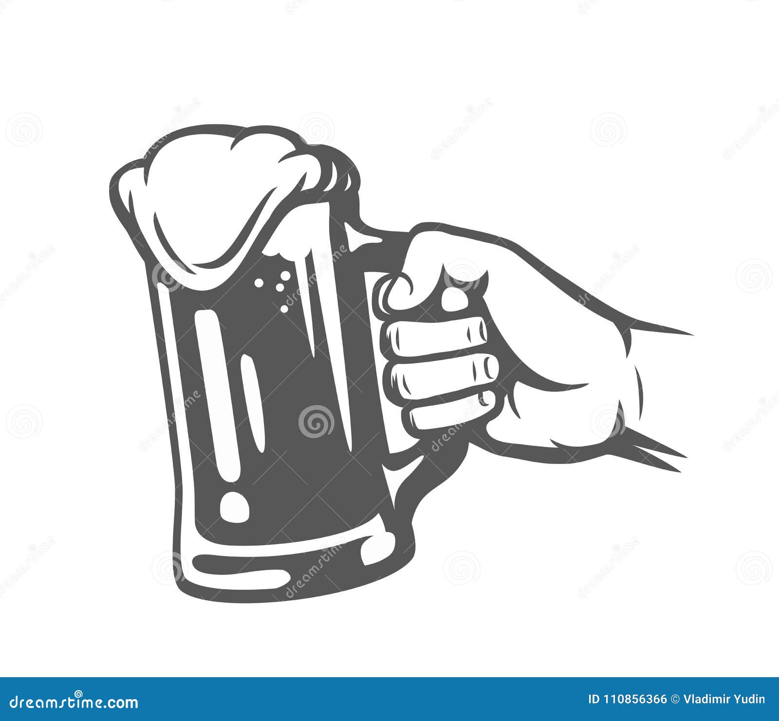 Male Hand Holding Beer Glass. Stock Vector - Illustration of alcohol ... Male Hand Holding Beer Glass. Stock Vector - Illustration of alcohol ...