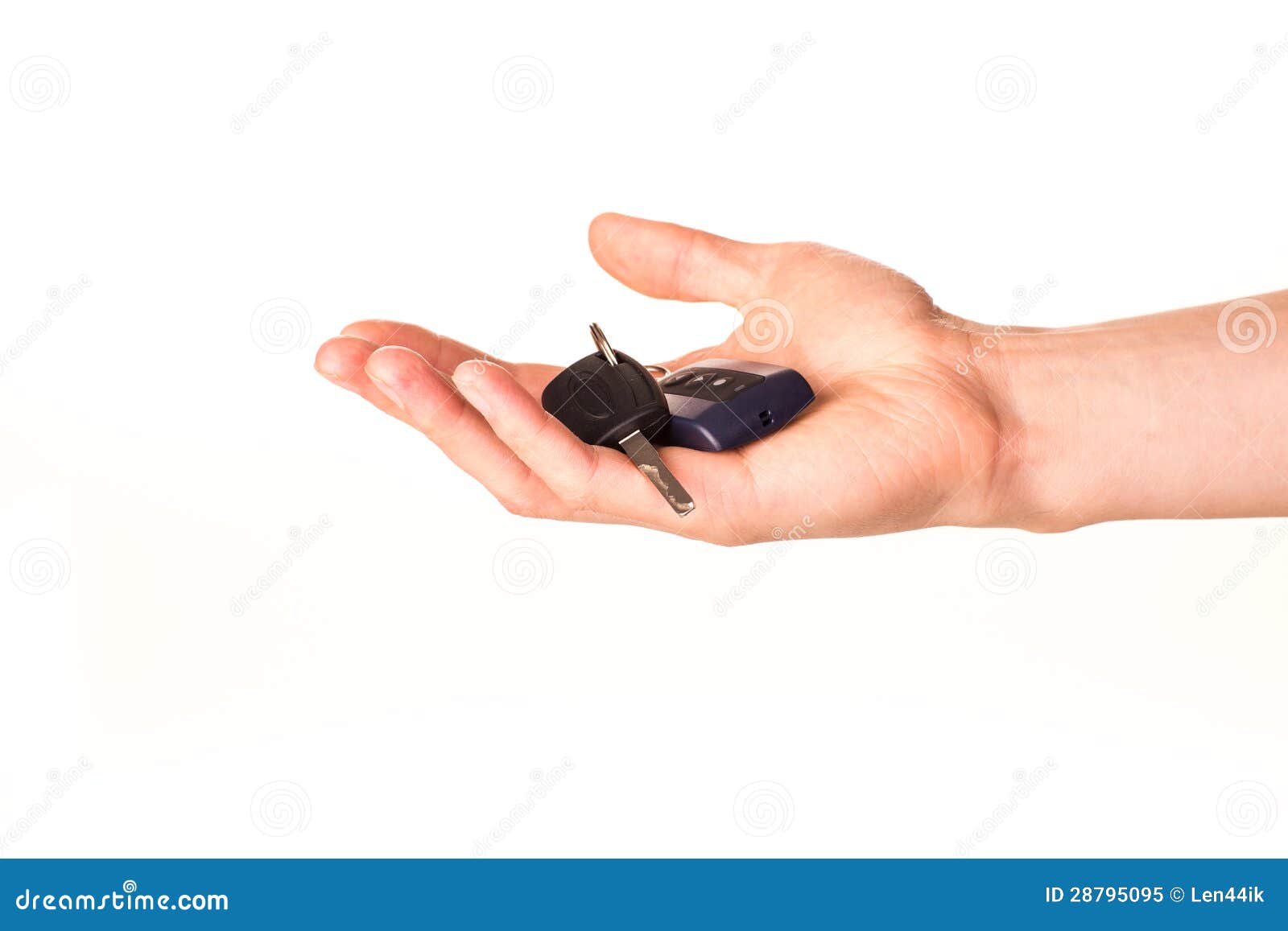 Male Hand Holding a Car Key Stock Image - Image of male, caucasian ...
