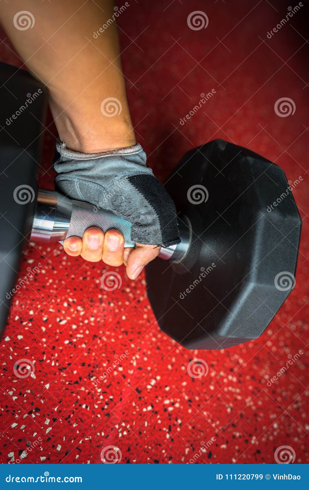 Male Hand Holding Metal Barbell Stock Image - Image of barbell, stacked ...