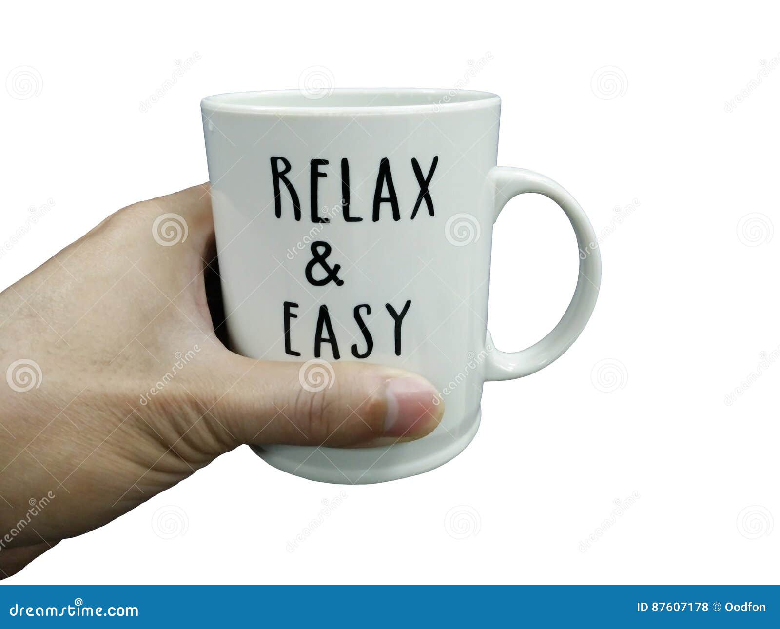 Male hand holding a mug stock photo. Image of people - 87607178