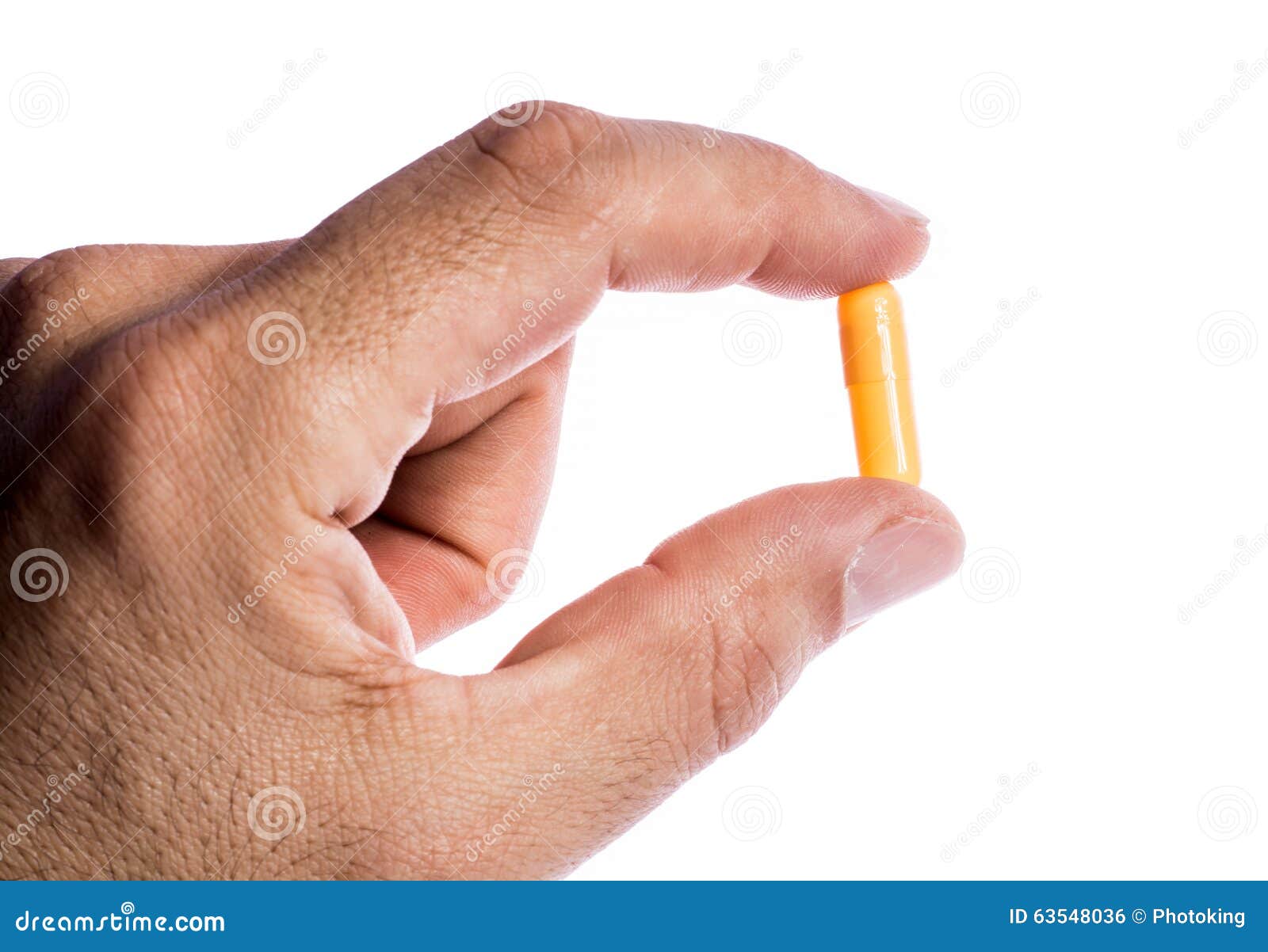 Male Hand Holding Pill stock photo. Image of medicine - 63548036