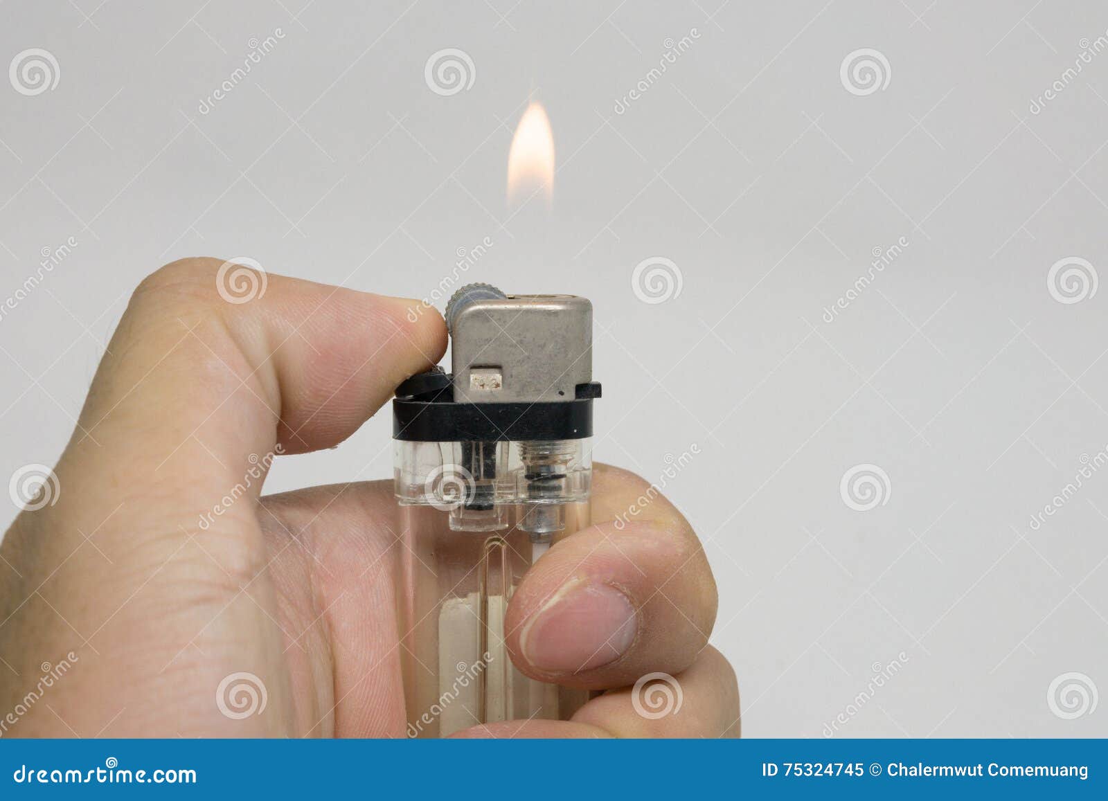 Male Hand Holding a White Lighters Isolated on White Background,hand ...