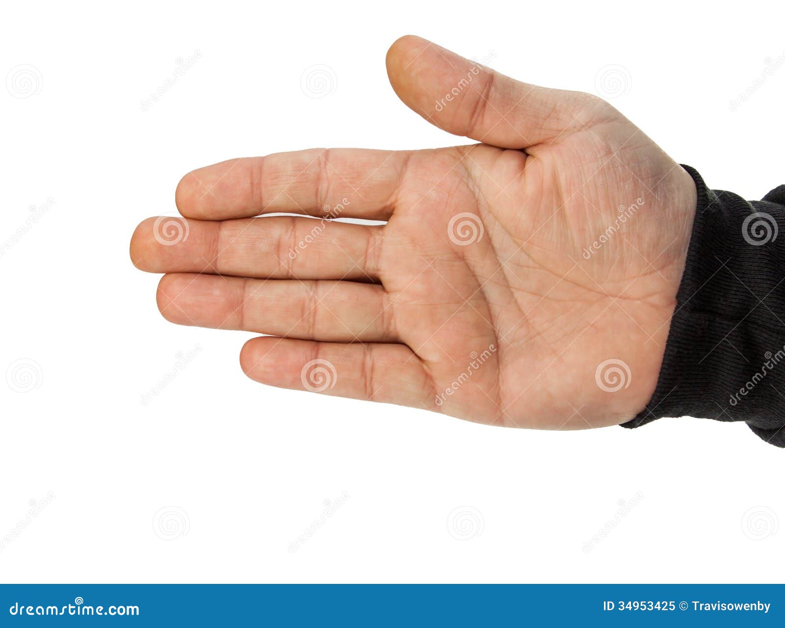 Male hand isolated stock image. Image of isolated, hold - 34953425