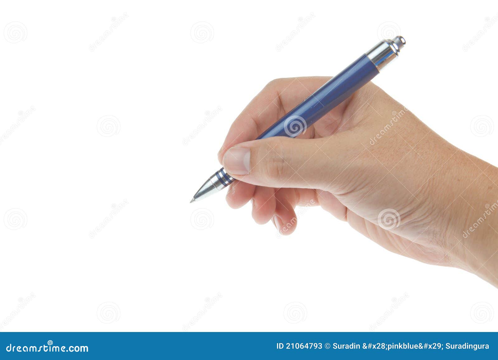 Male hand with pen stock image. Image of isolated, office - 21064793