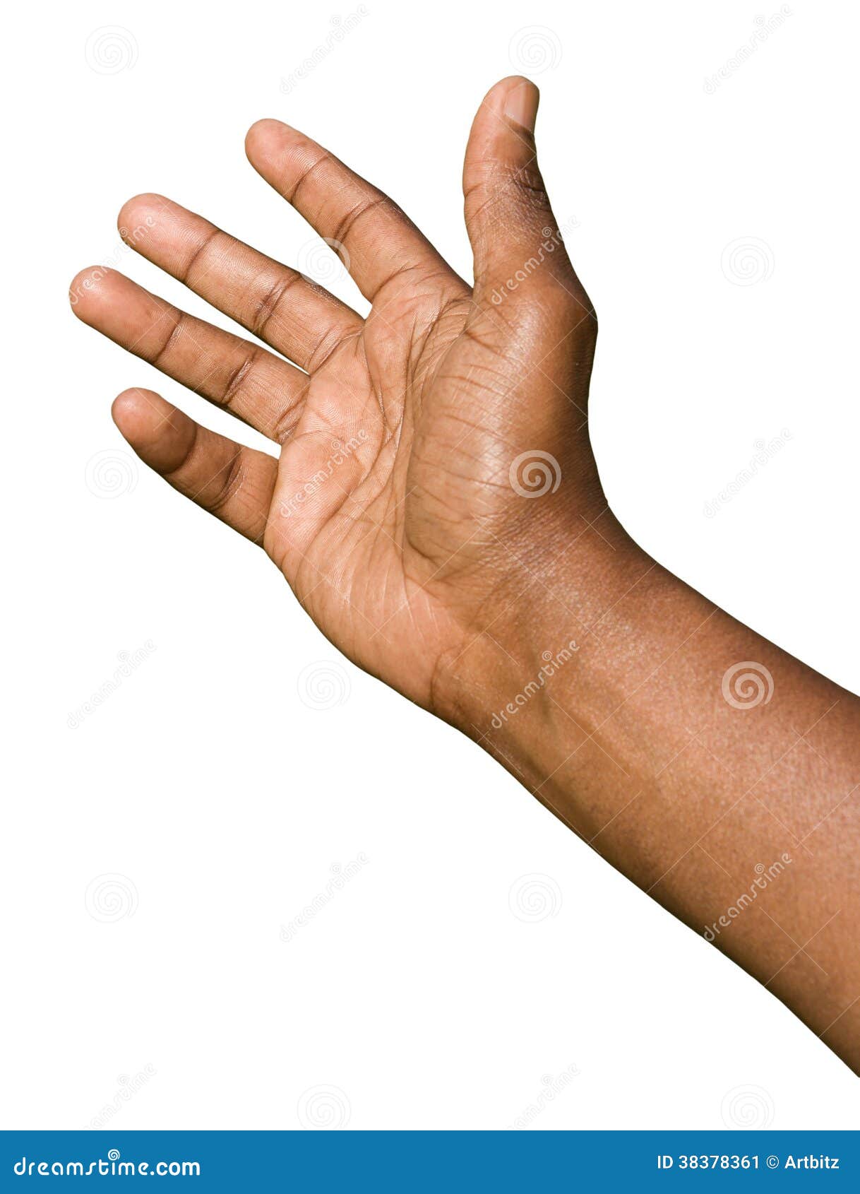Male Hand Reaching stock image. Image of gesture, isolated - 38378361