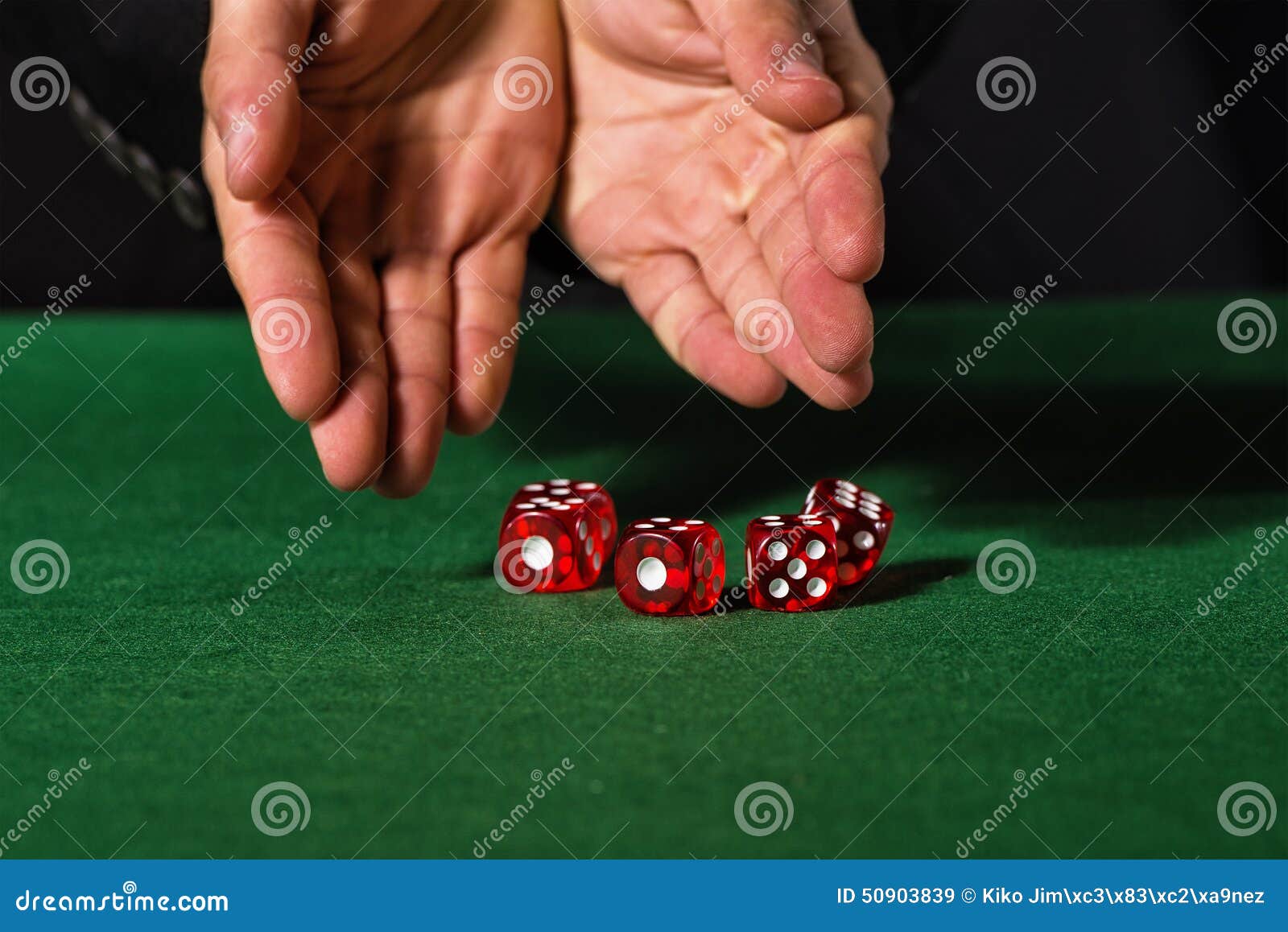 Male Hand Rolling Five Dice Stock Image - Image of dice, closeup: 50903839