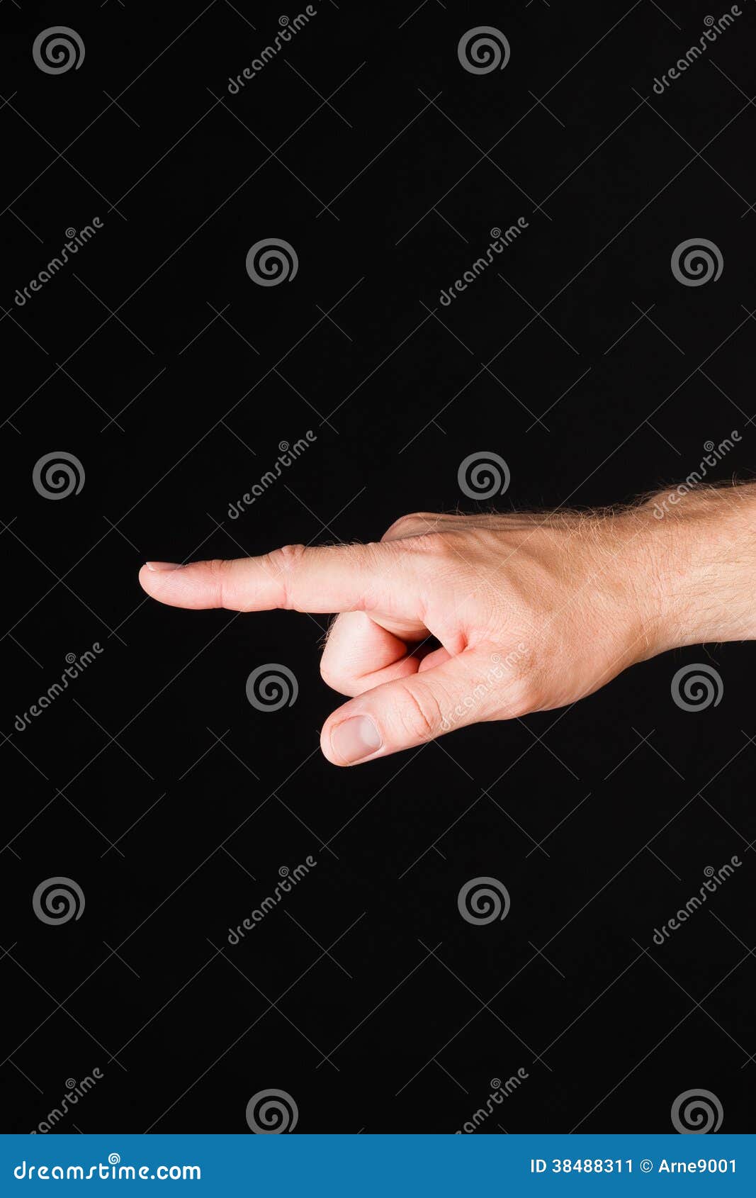 Male Hand Showing Blaming Finger Stock Image - Image of wrong, showing ...
