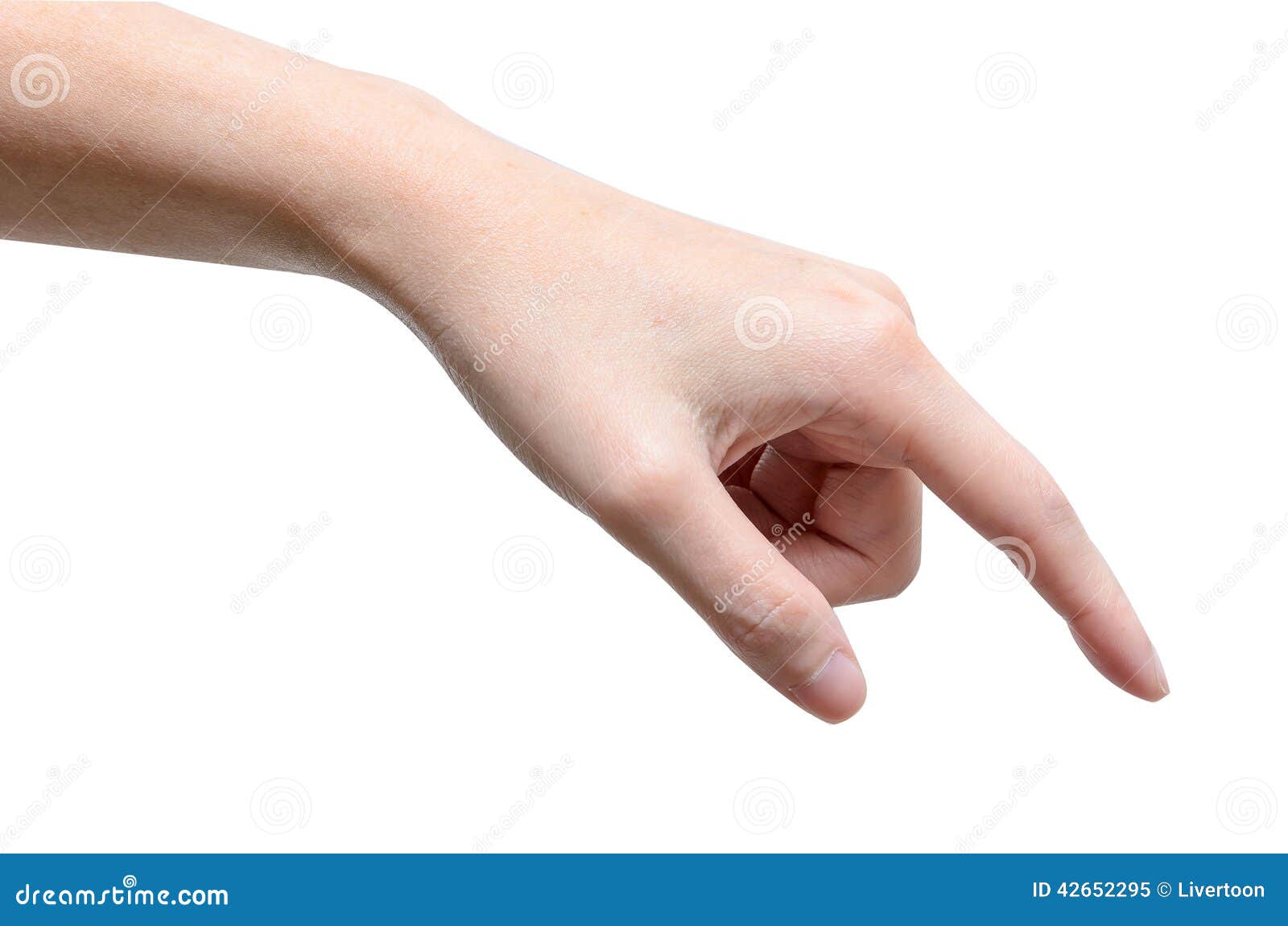Male Hand Touching or Pointing To Something Stock Image - Image of ...