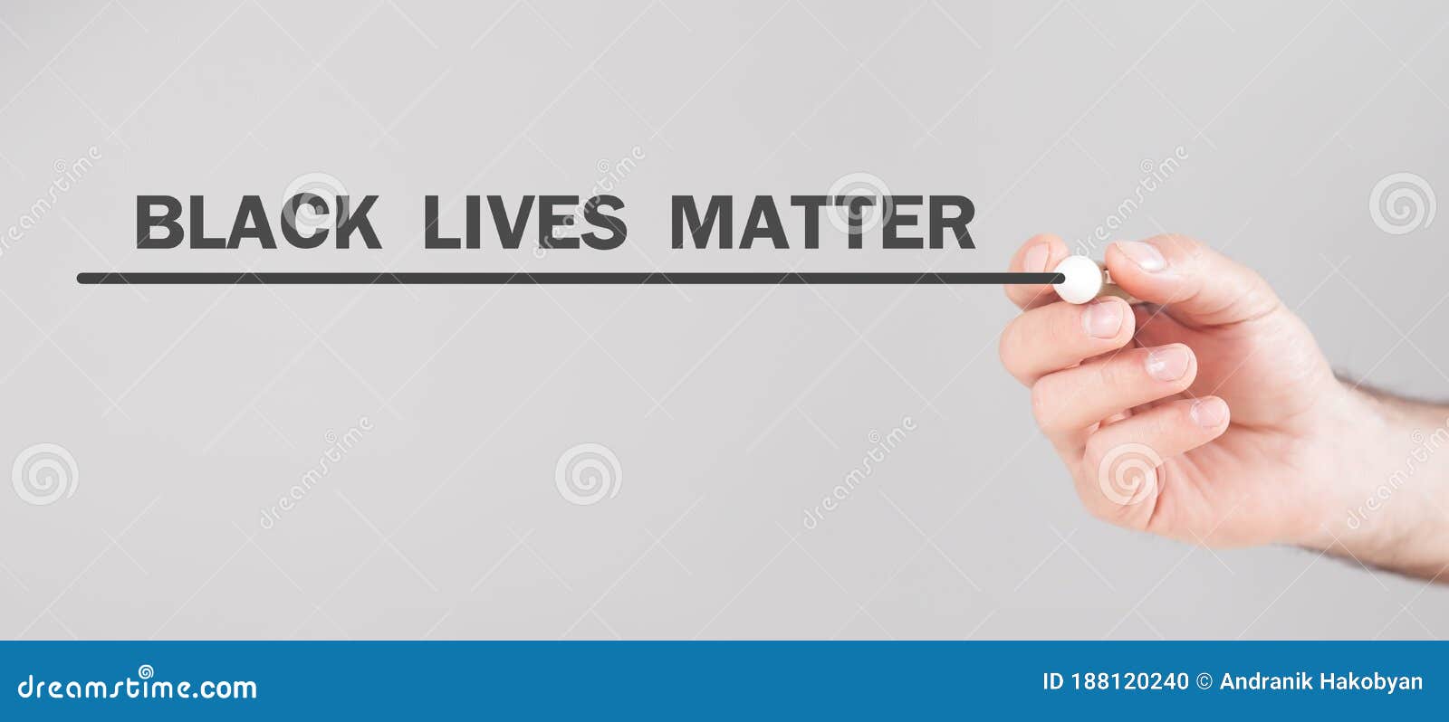 Male Hand Writing Black Lives Matter Text in Screen Editorial Image ...