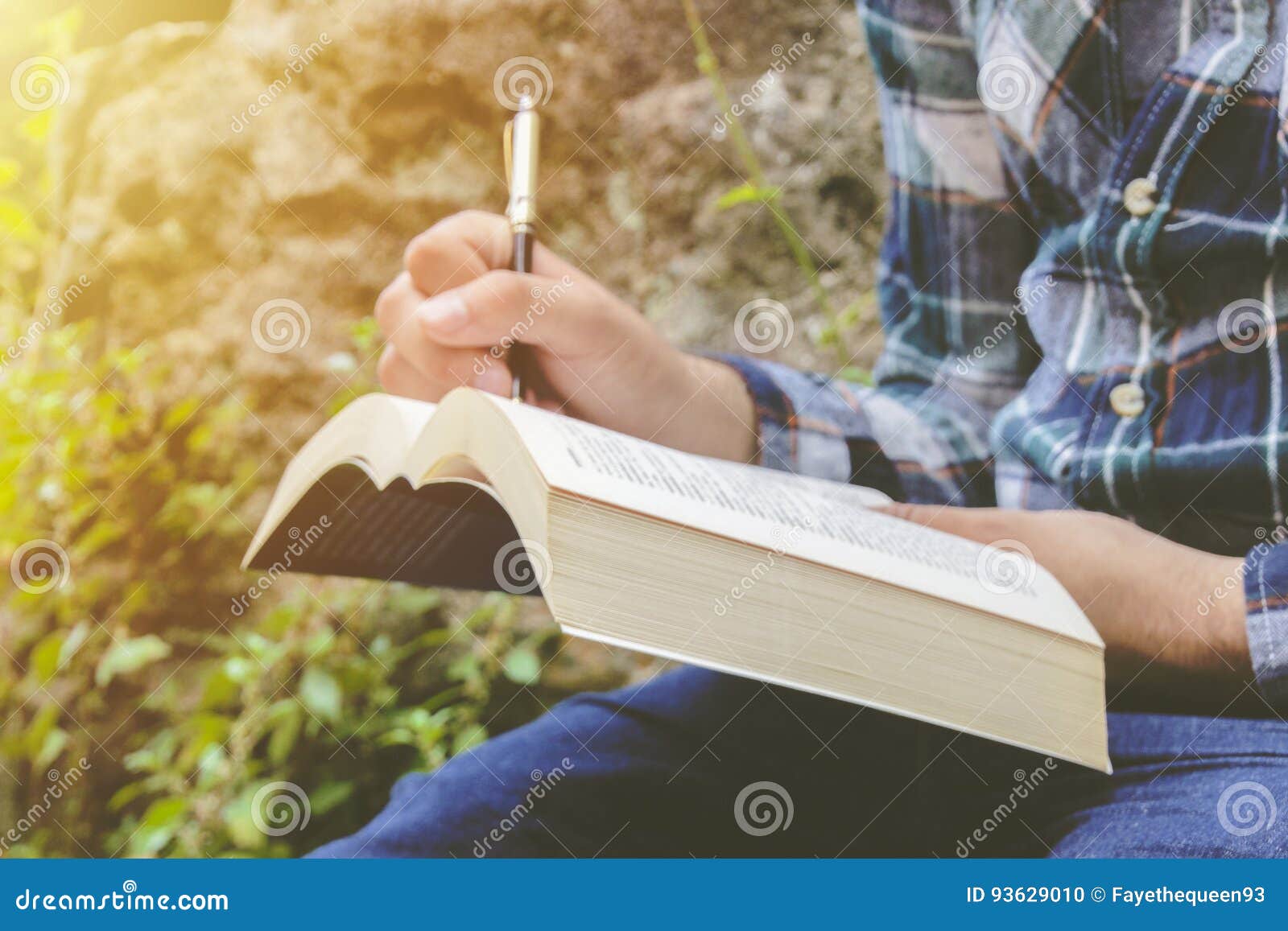 Male Hand Writing on Paper. a Man Hand is Write Something Stock Photo ...