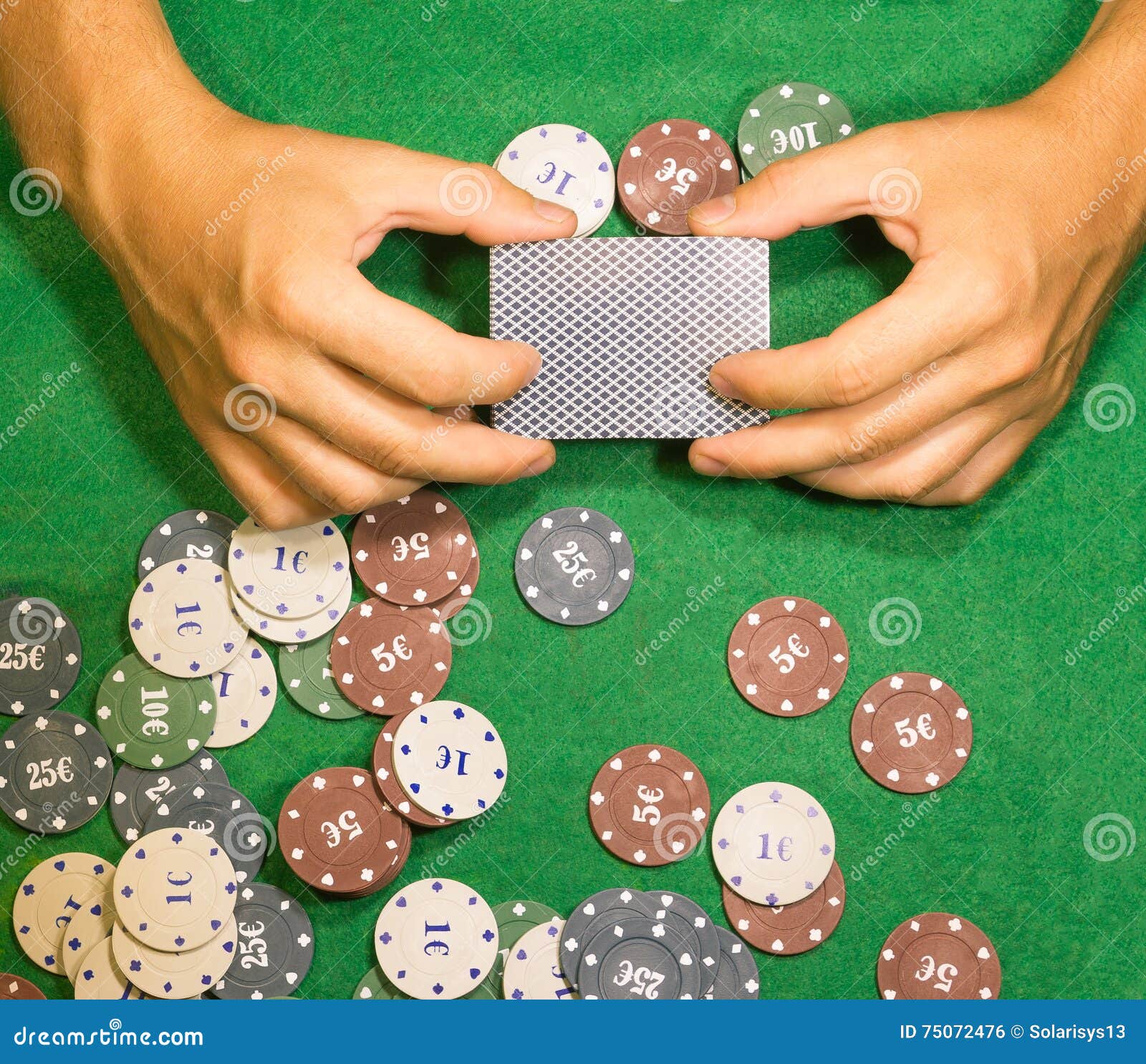 The Male Hands with Cards in Casino Stock Photo - Image of chips ...
