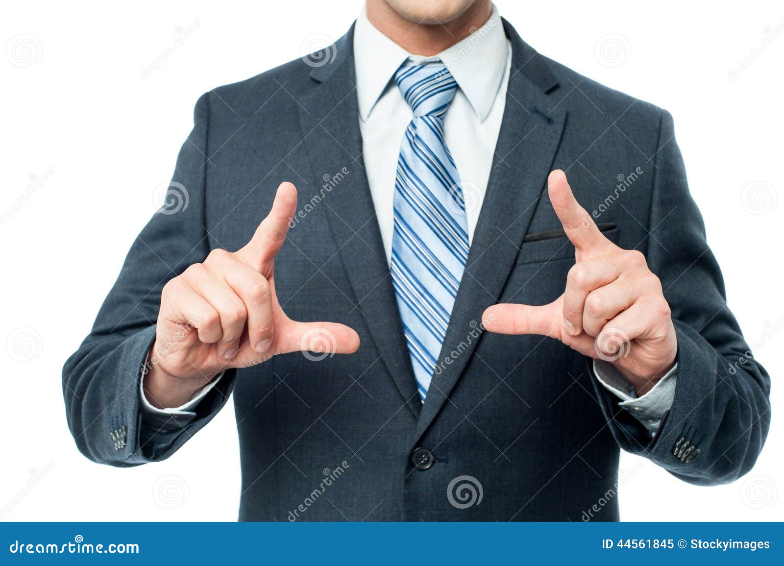 Male Hands Framing Composition Stock Image - Image of hand, confident ...