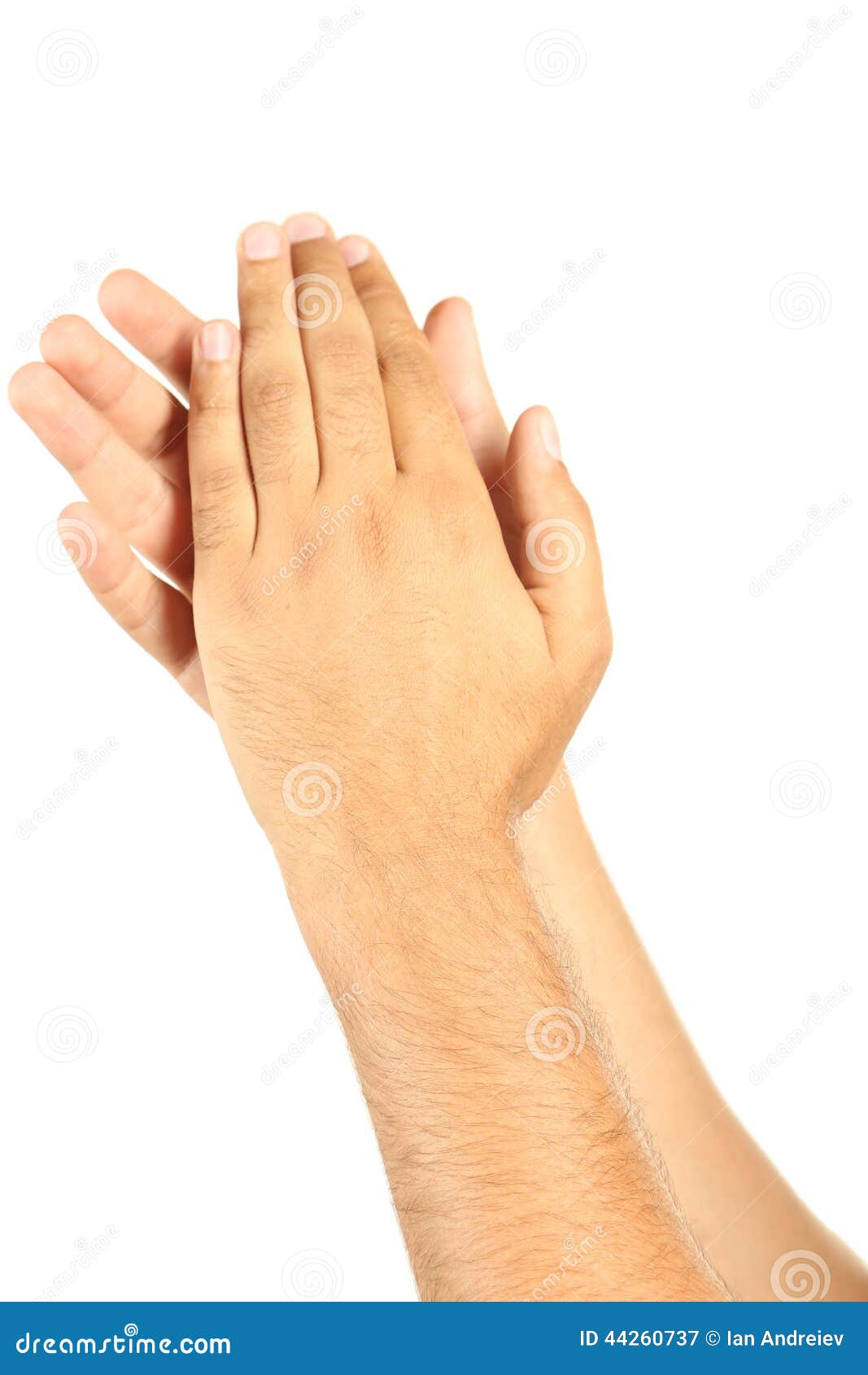 Male Hands Gesture Applauded Close Up Stock Image - Image of concert ...