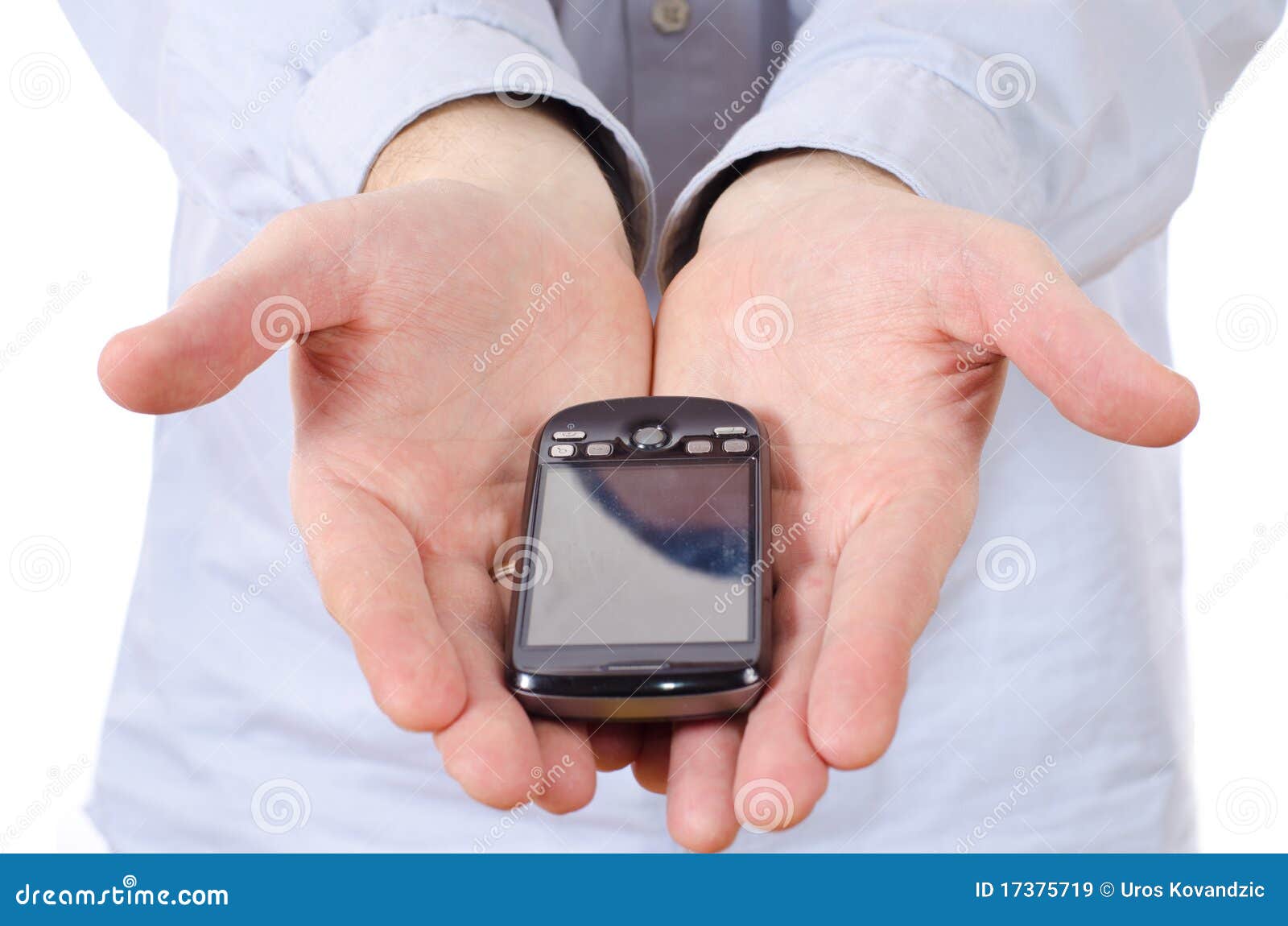Male Hands Giving Telephone Stock Image - Image of phone, telephone ...
