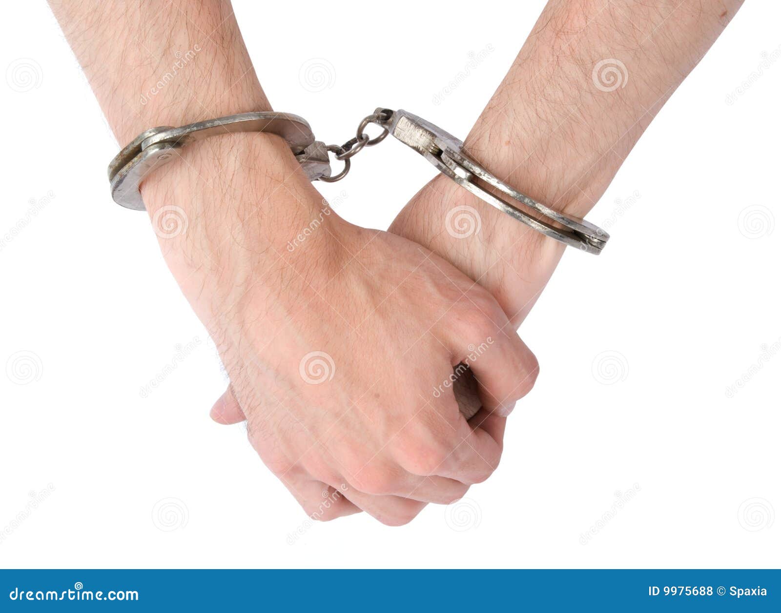 Male hands in handcuffs stock photo. Image of stress, abstract - 9975688