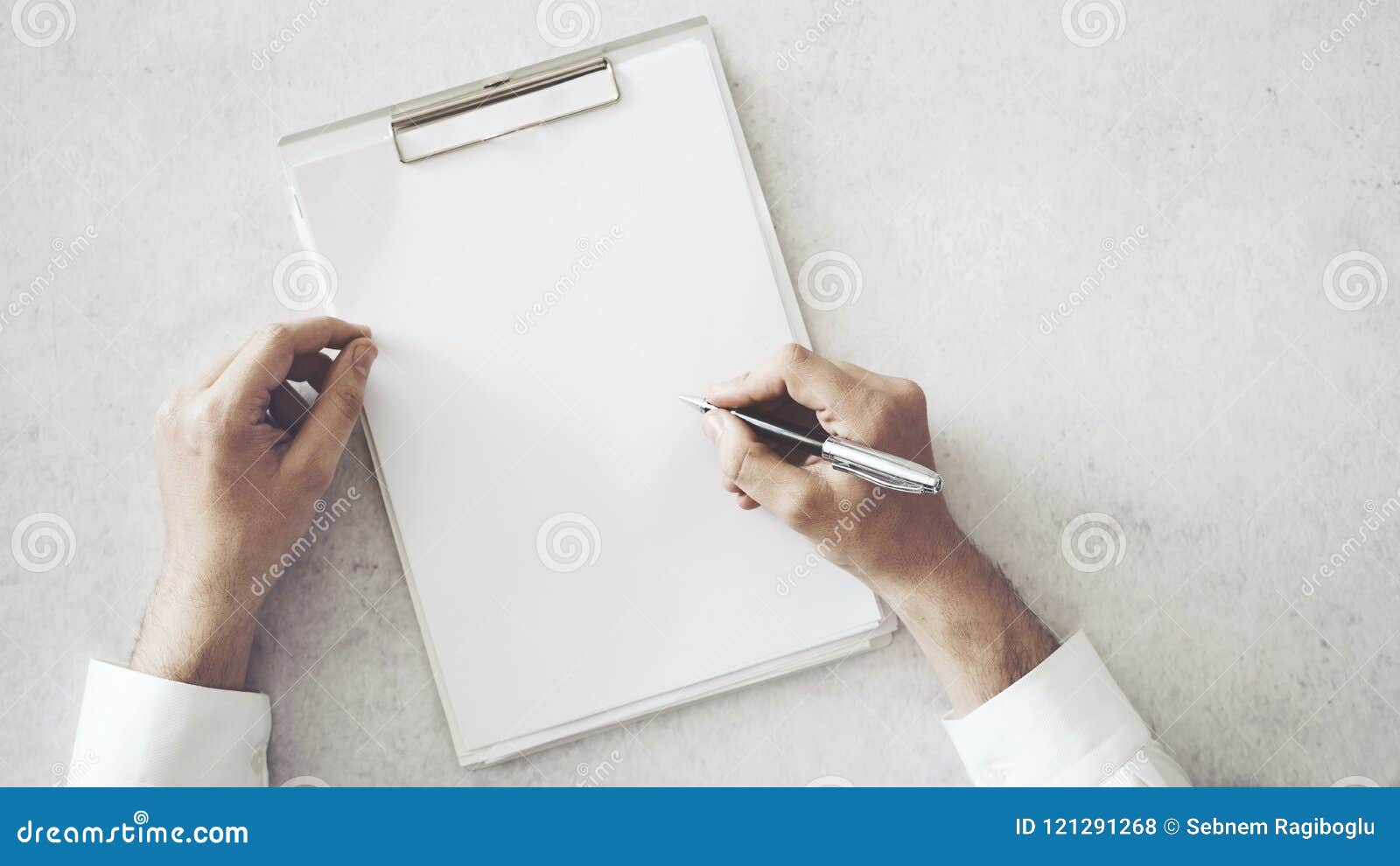 Male Hands are Taking Notes Stock Photo - Image of person, angle: 121291268