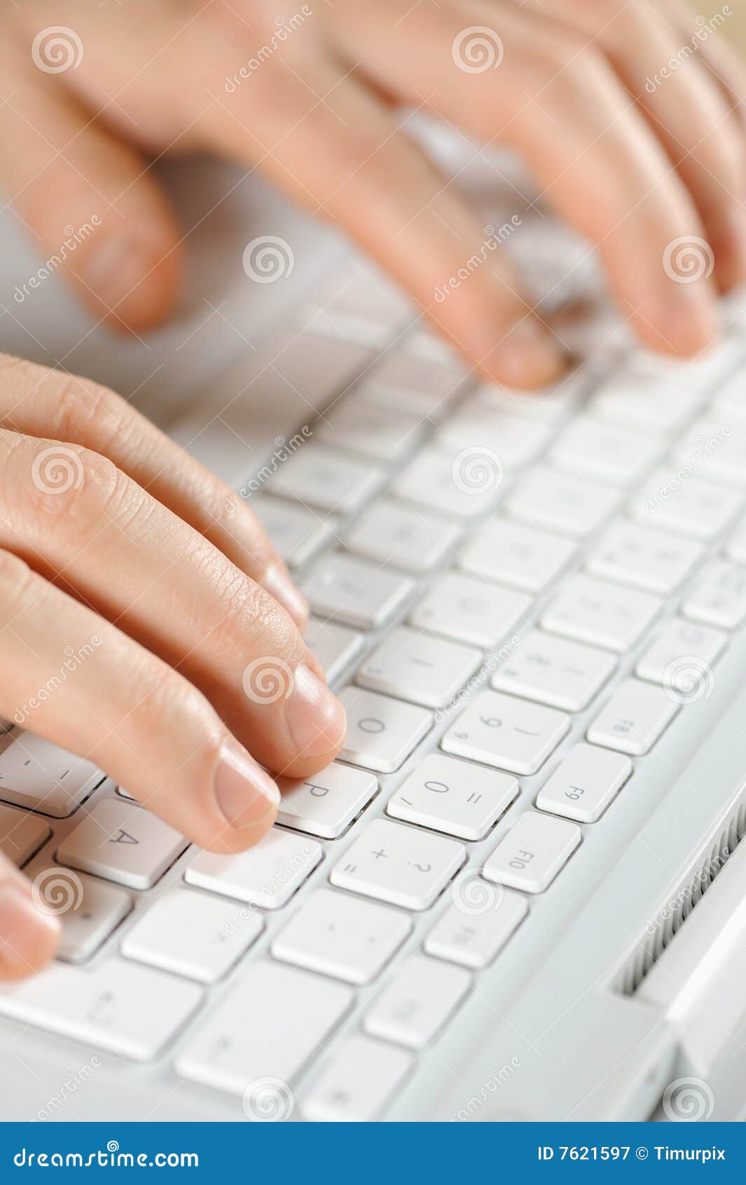Male hands typing stock image. Image of hardware, office - 7621597