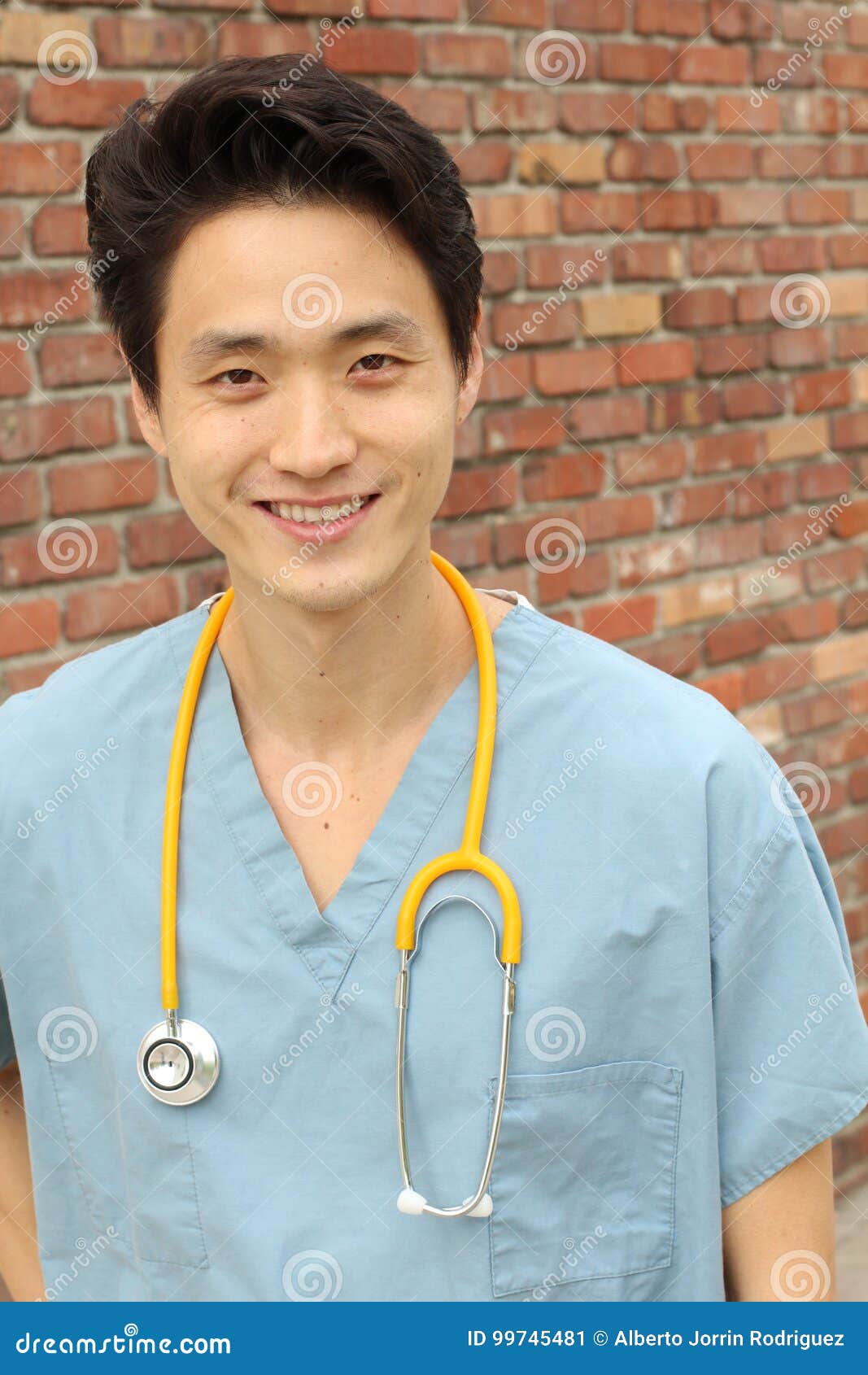 Male Health Care Worker Smiling Stock Image - Image of helping, male ...