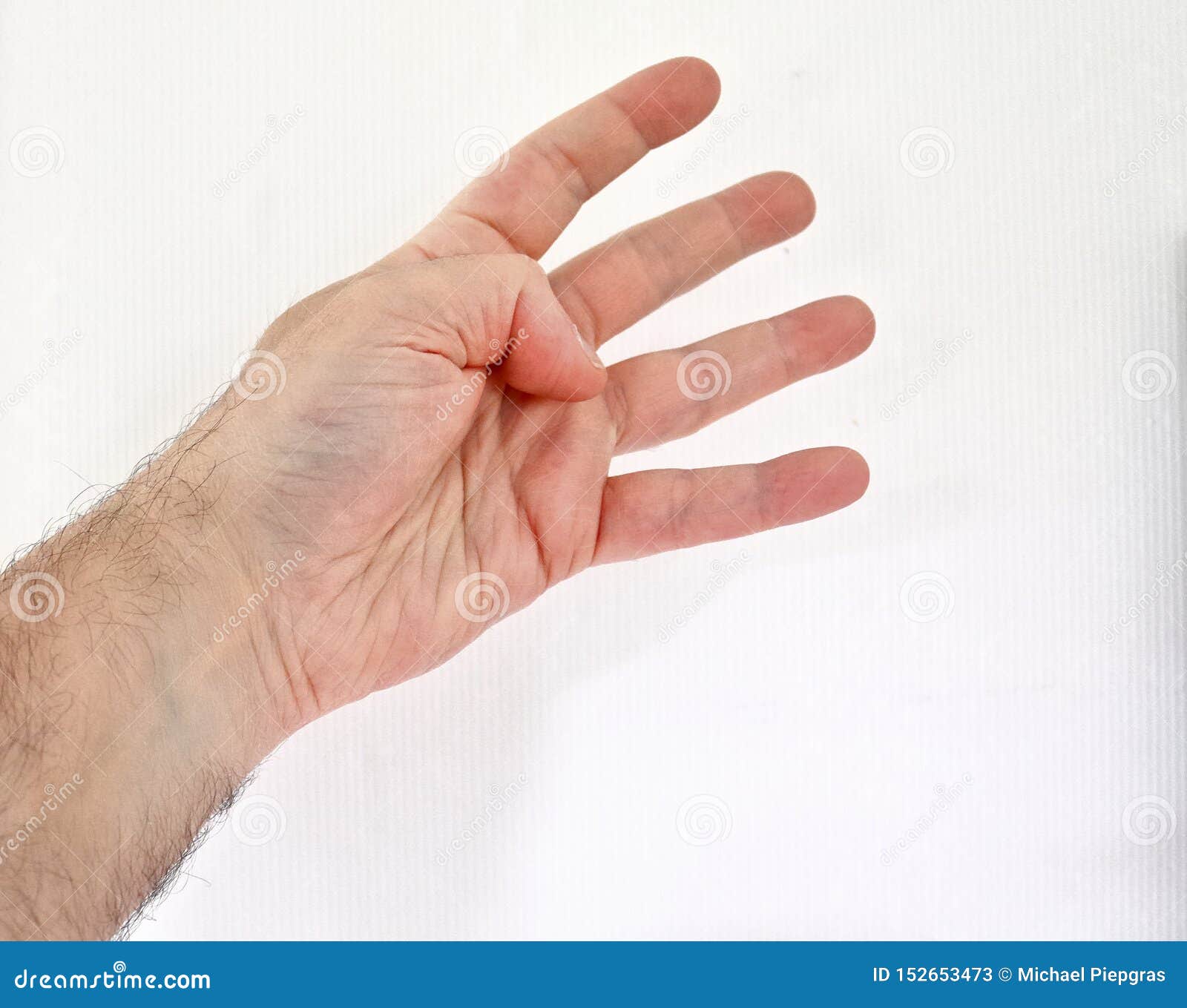Male Human Hand Showing Different Gestures and Symbols Stock Image ...