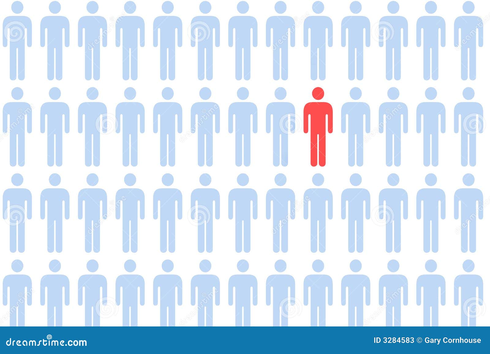 Male Icon Crowd stock illustration. Illustration of clone - 3284583
