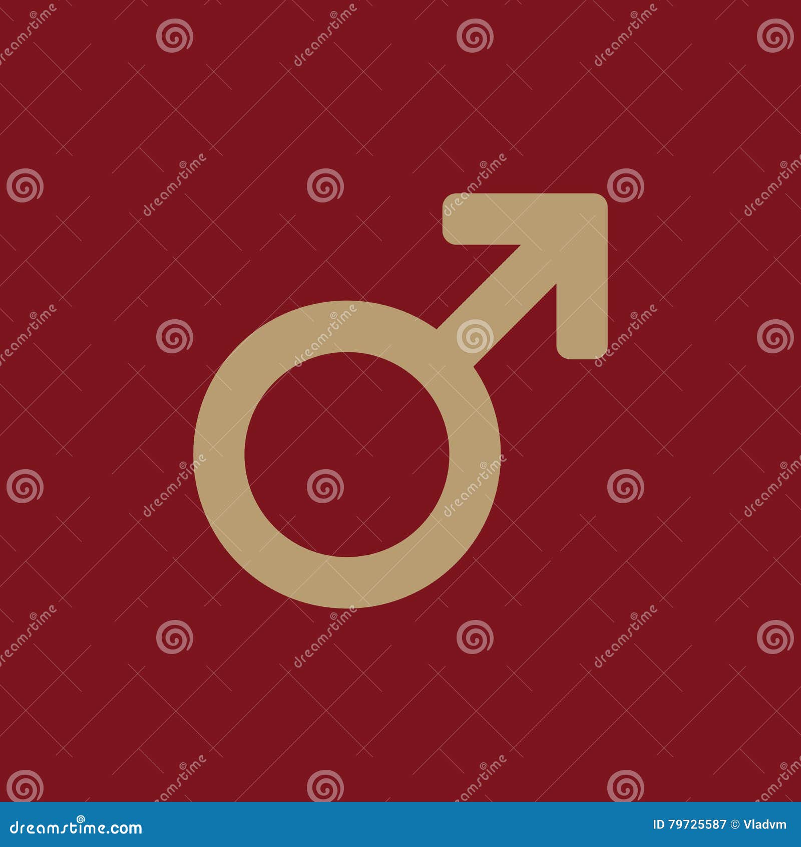 The male icon. Man symbol stock vector. Illustration of male - 79725587