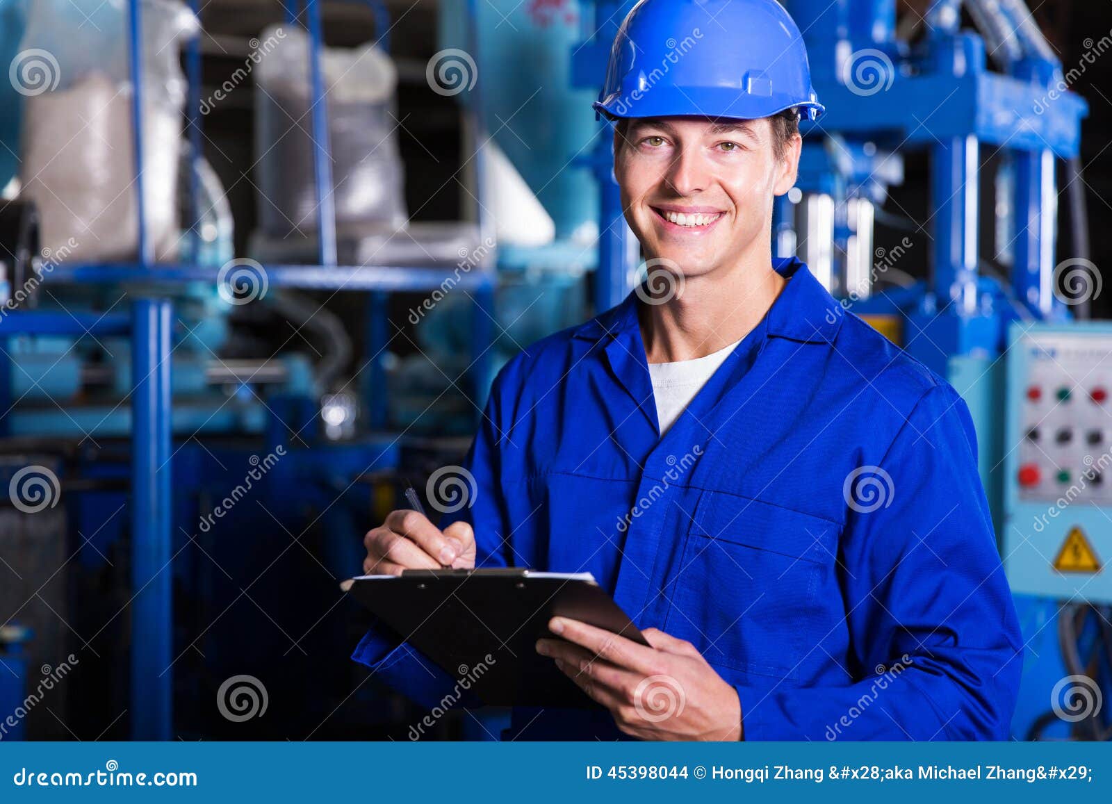Male industrial technician stock photo. Image of confident - 45398044