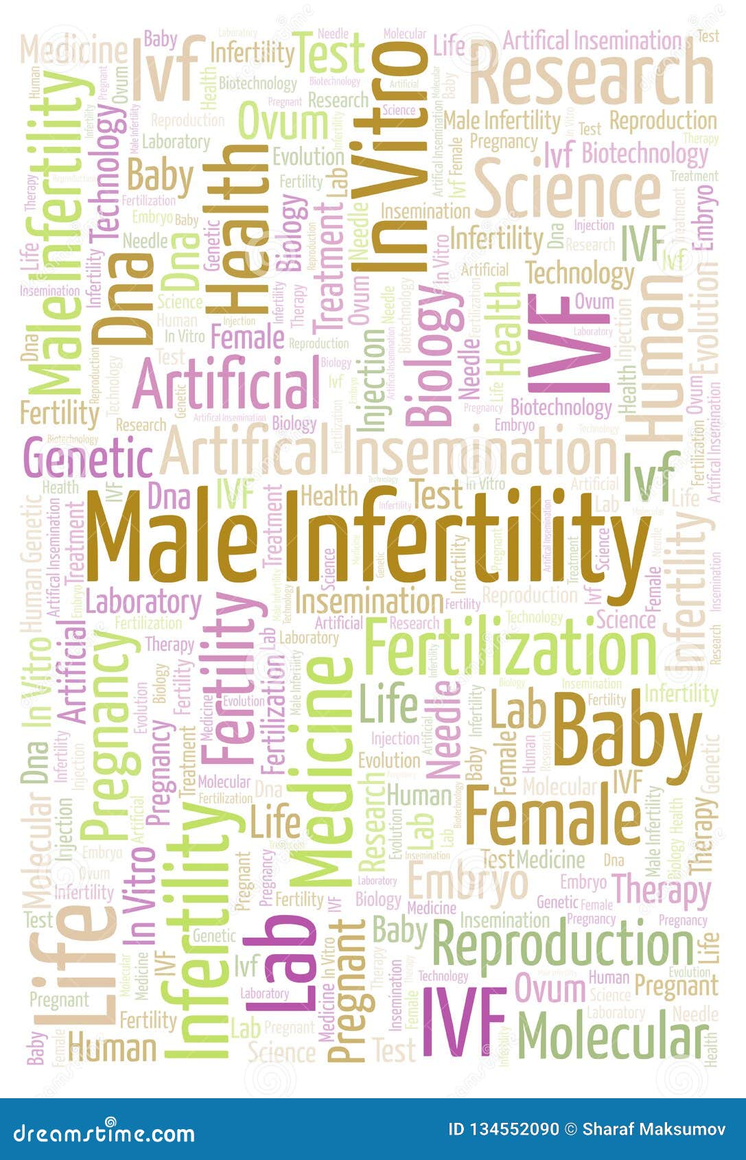 Male Infertility Tests. Blood And Semen Analysis. Blood In Glass Tube ...