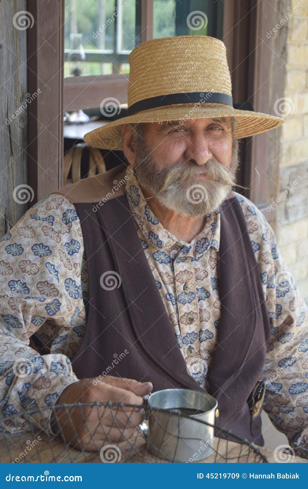 Male Reenactor at Old World Wisconsin Editorial Stock Image - Image of ...