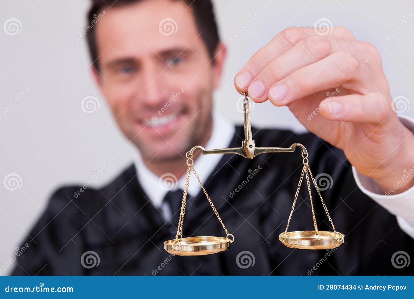 Male Judge Holding Scale stock photo. Image of closeup - 28074434